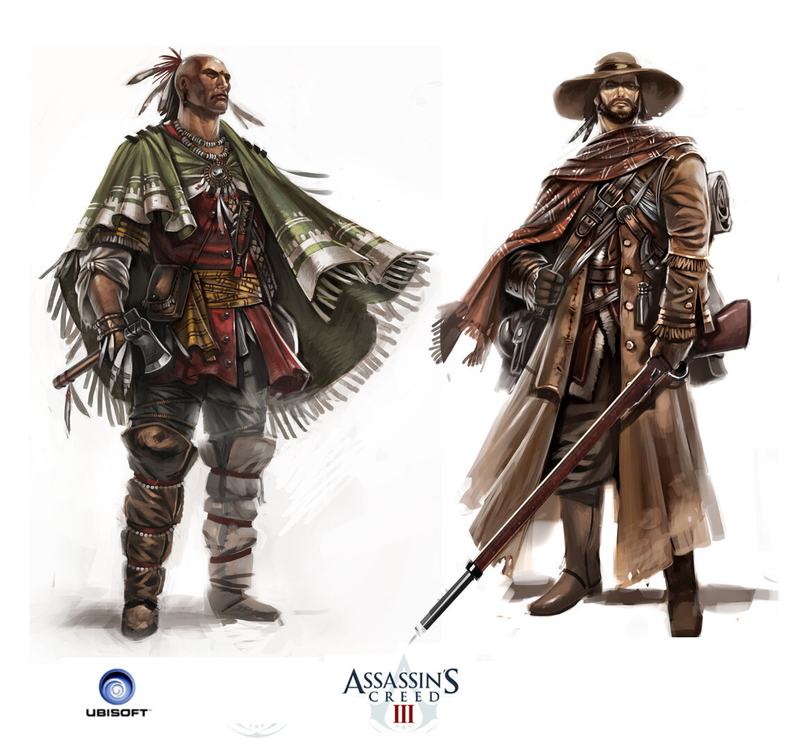 ArtStation - Assassin's Creed III multiplayer characters