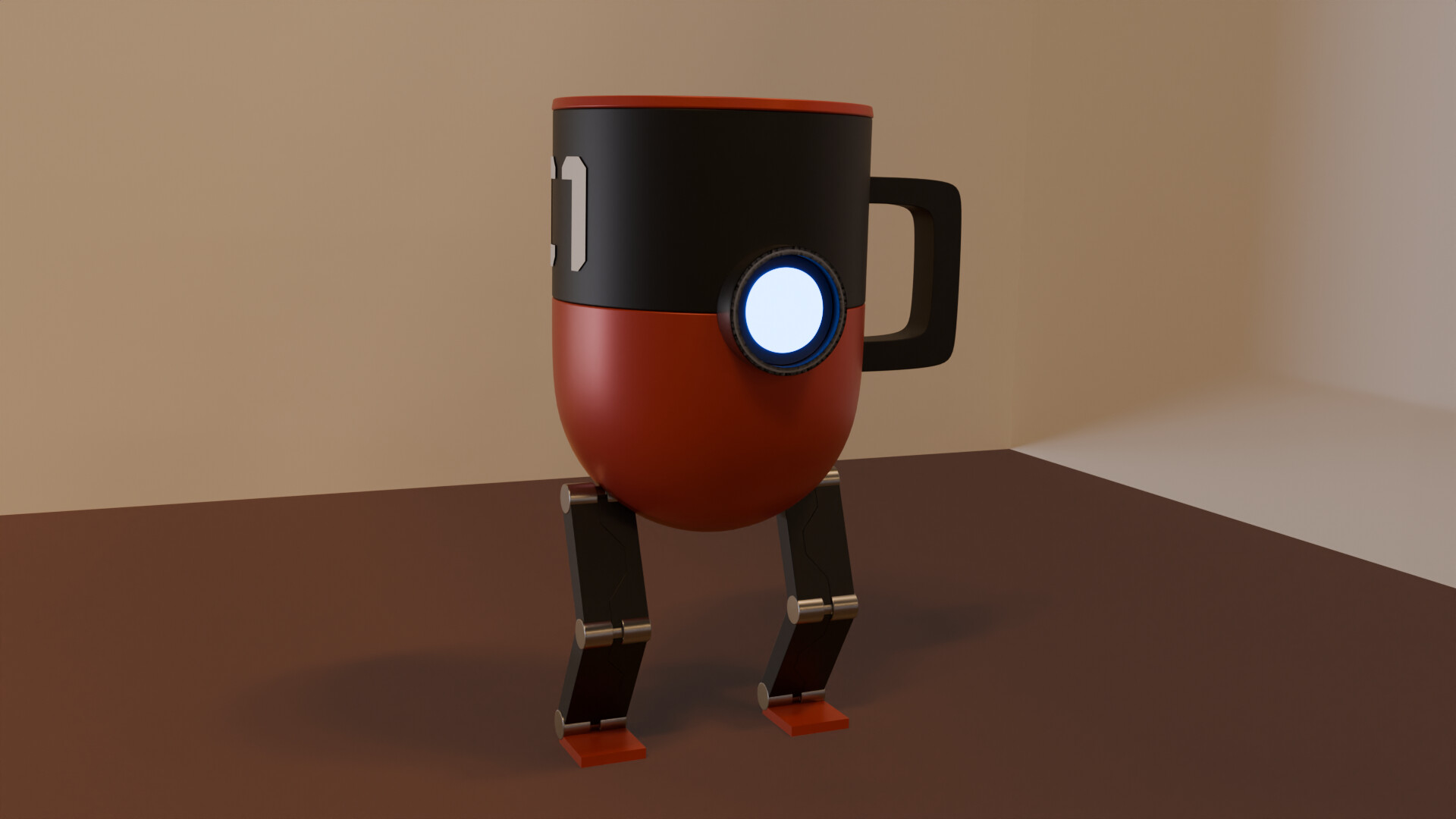 ArtStation - Cup bot hard surface tutorial