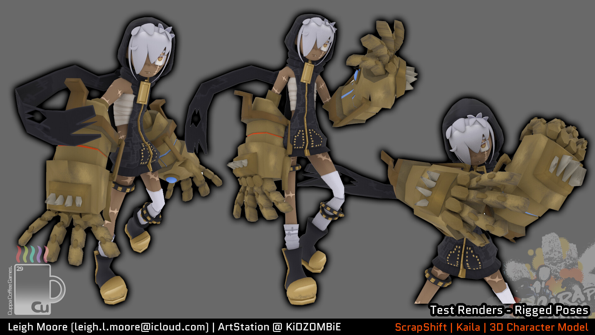 Leigh M. - ScrapShift | Kaila | 3D Character Model