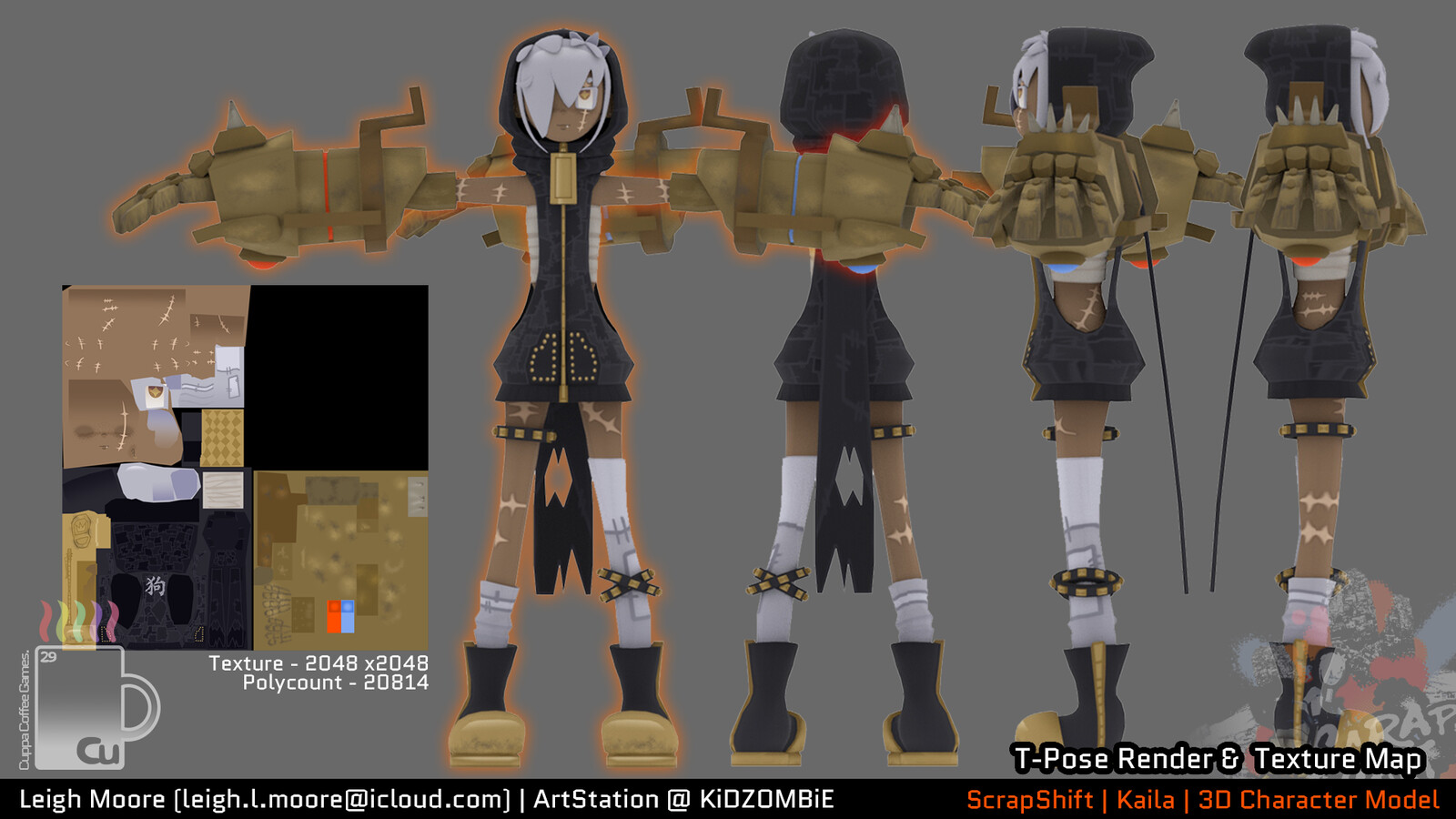 Leigh M. - ScrapShift | Kaila | 3D Character Model