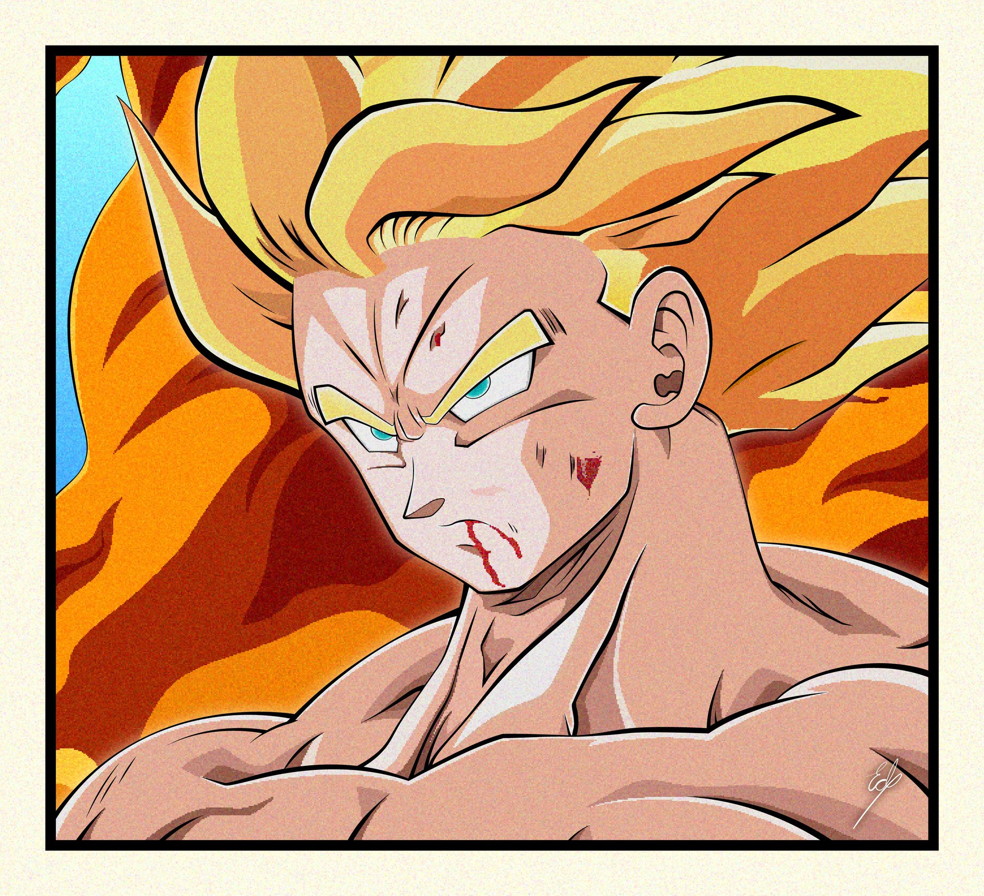 ArtStation - GOKU - DRAGON BALL