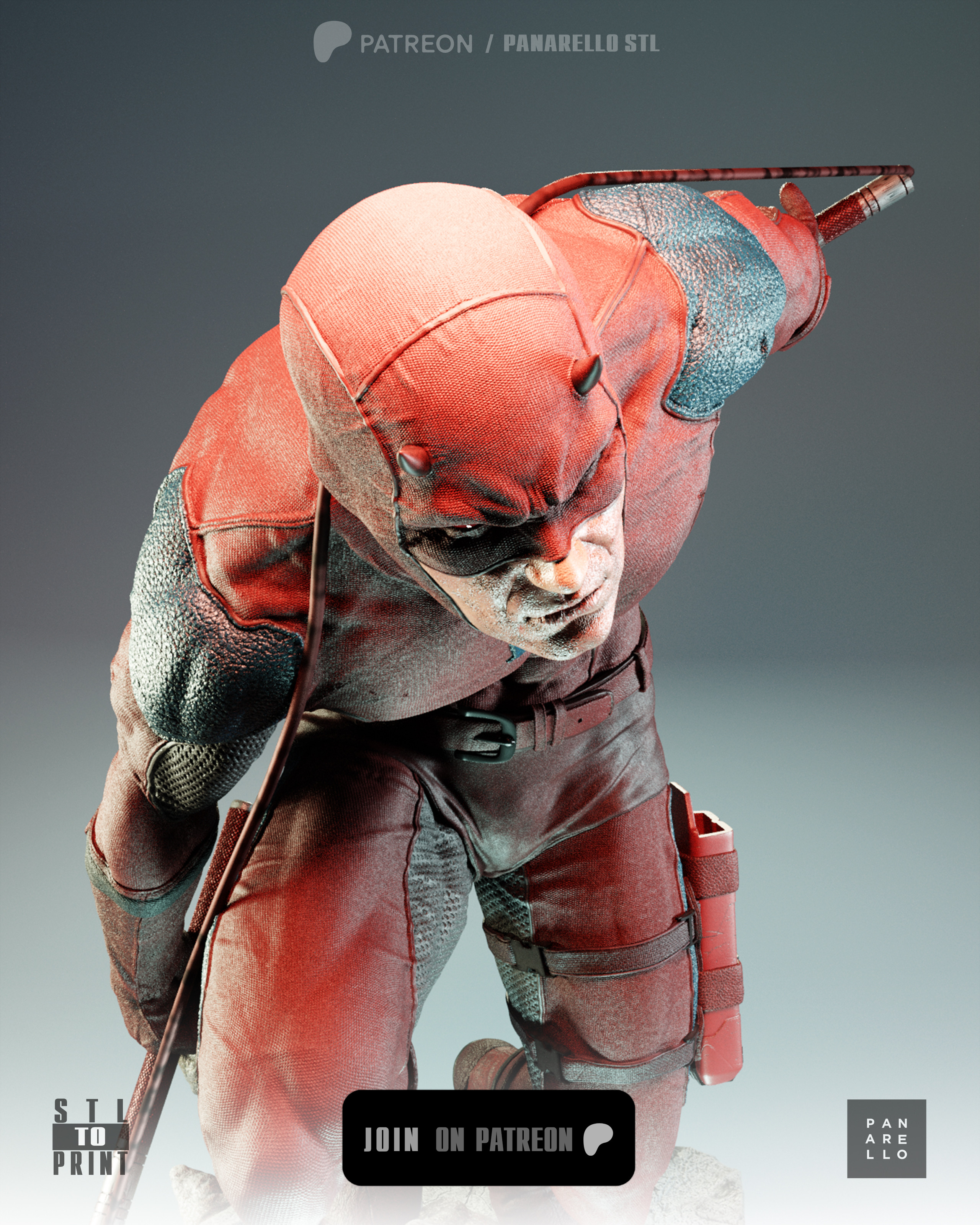 GIOVANNI PANARELLO - DareDevil statue
