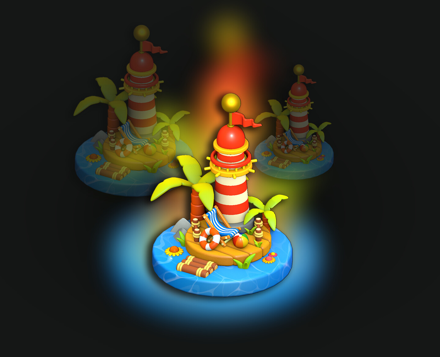 ArtStation - cartoon lighthouse