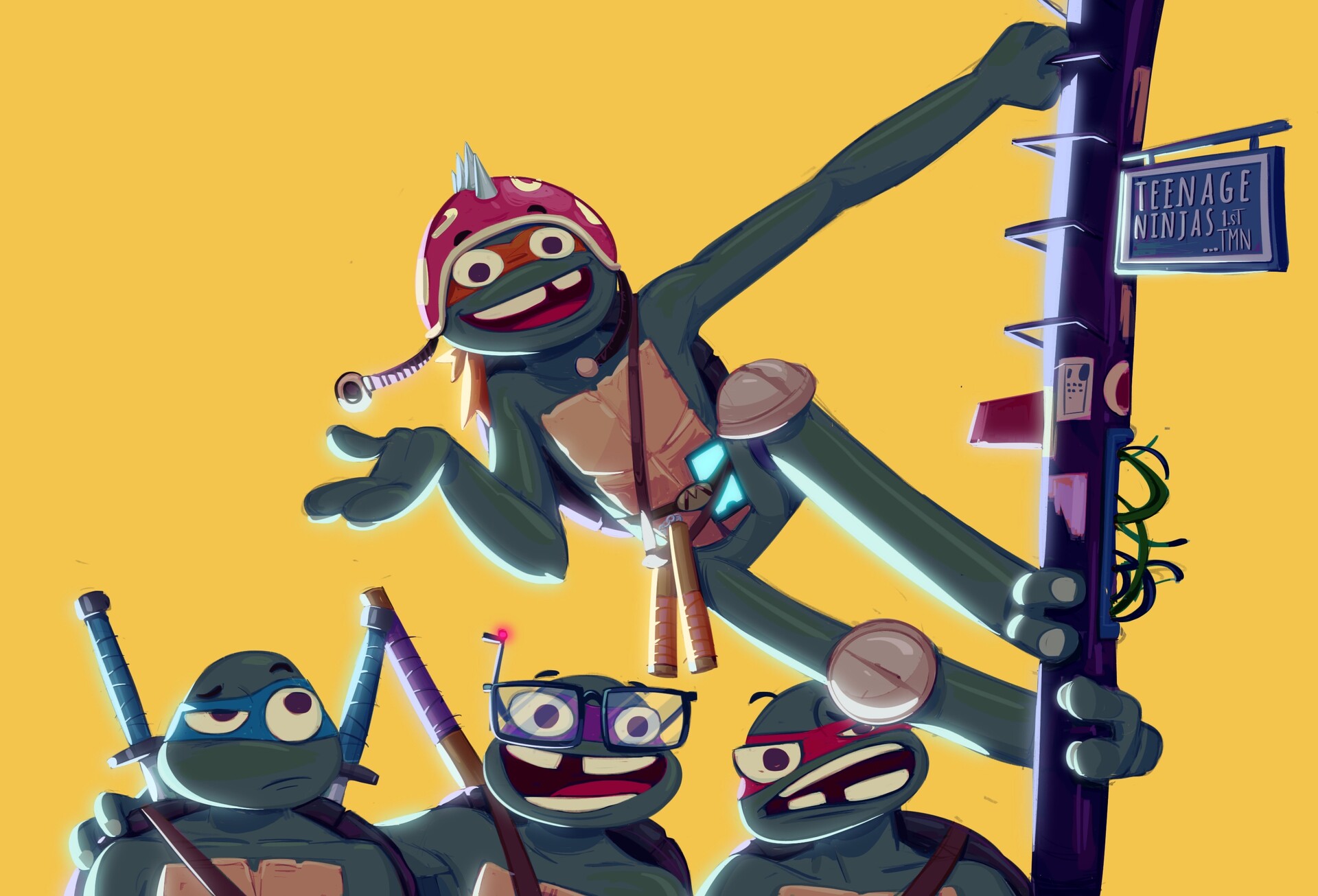 ArtStation - Teenage Mutant Ninja Turtles: Mutant Mayhem.