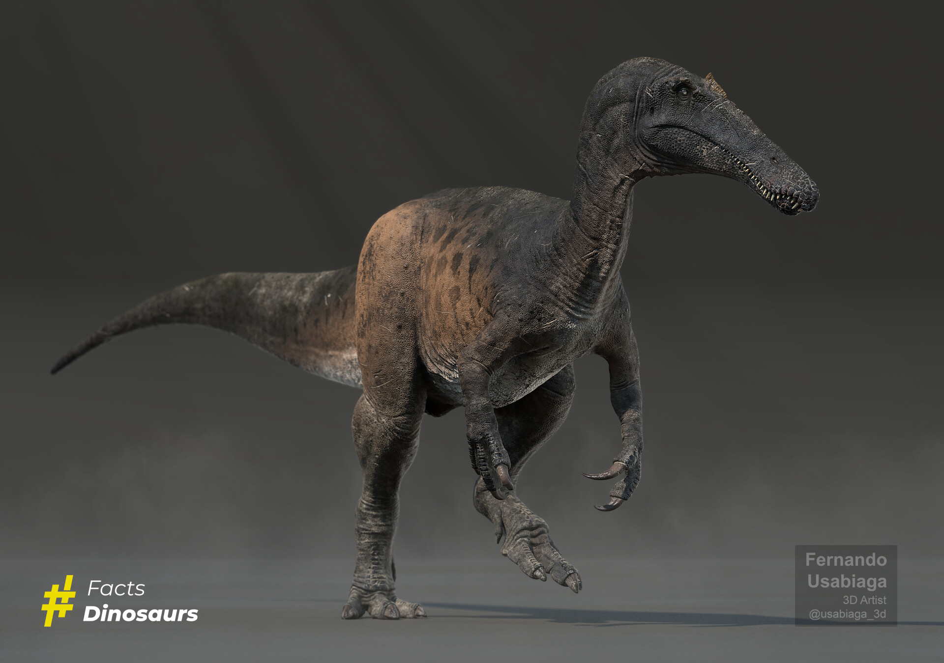 Fernando Usabiaga Bustos - Riparovenator / Facts Dinosaurs