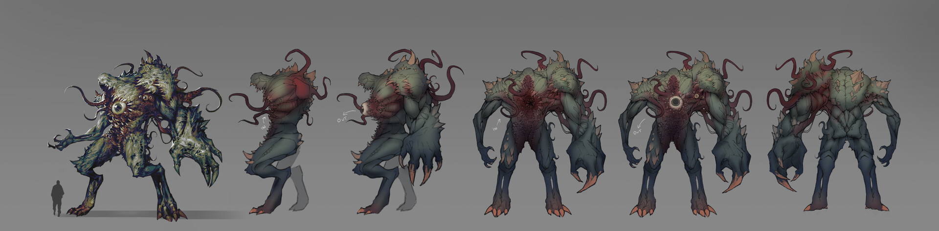 ArtStation - Zombie Boss Concept and Rotation