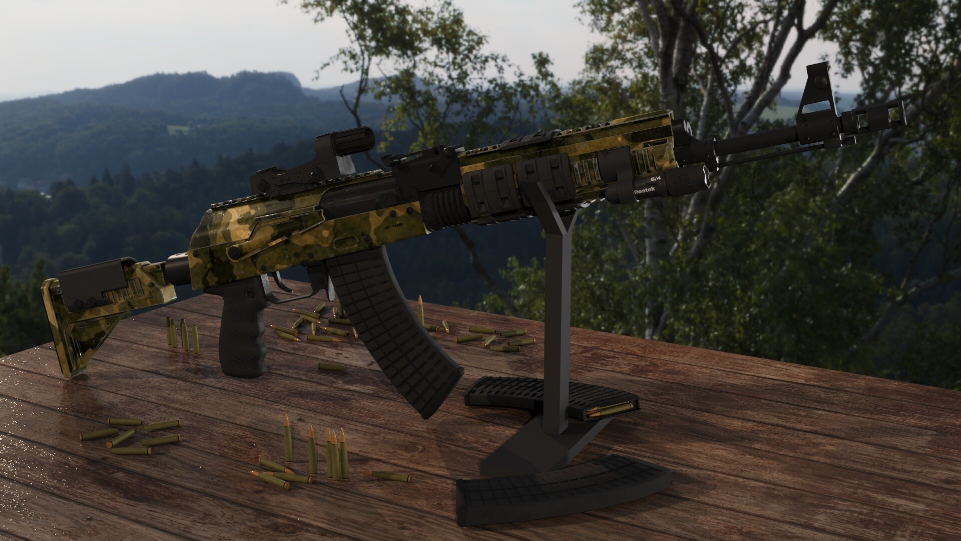 ArtStation - AK-74MN Camo