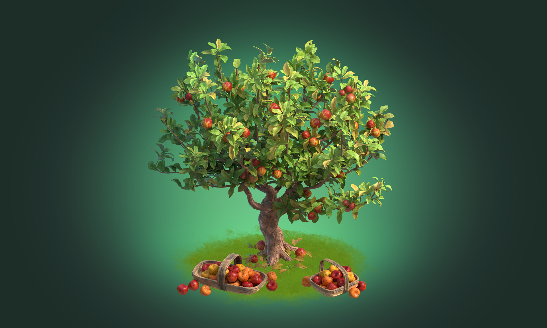 ArtStation - Apple tree (Atlantis Odyssey)