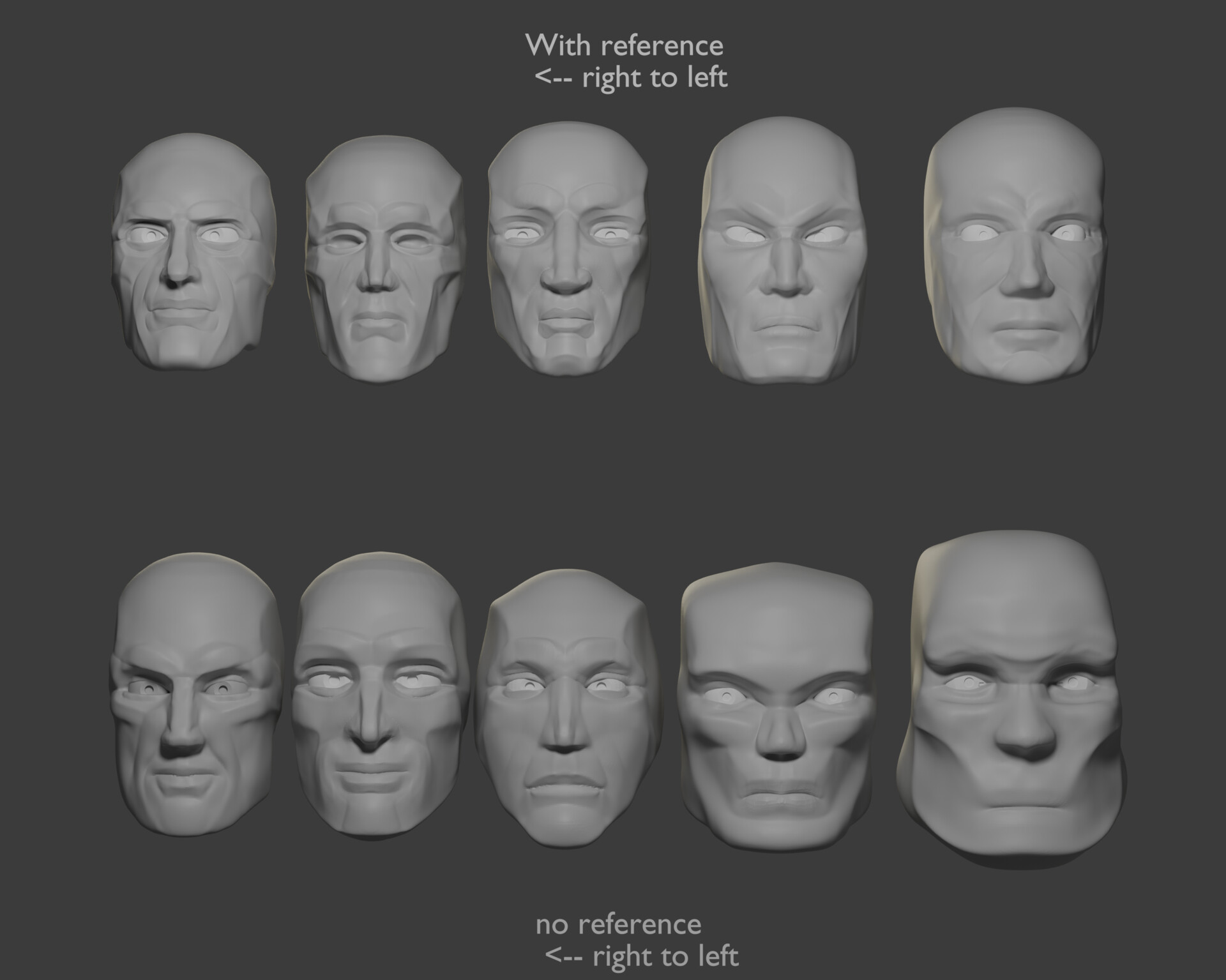 ArtStation - 100 Faces, 9-18