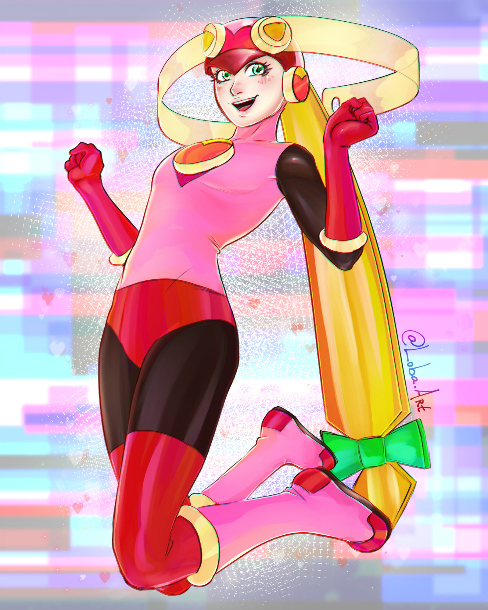 ArtStation - Roll from MegaMan Battle Network