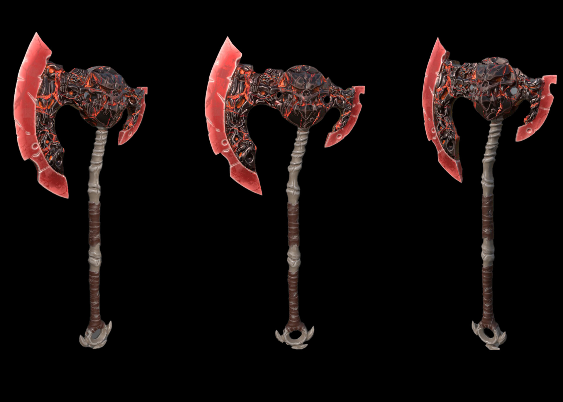ArtStation - Lava Battle Axe