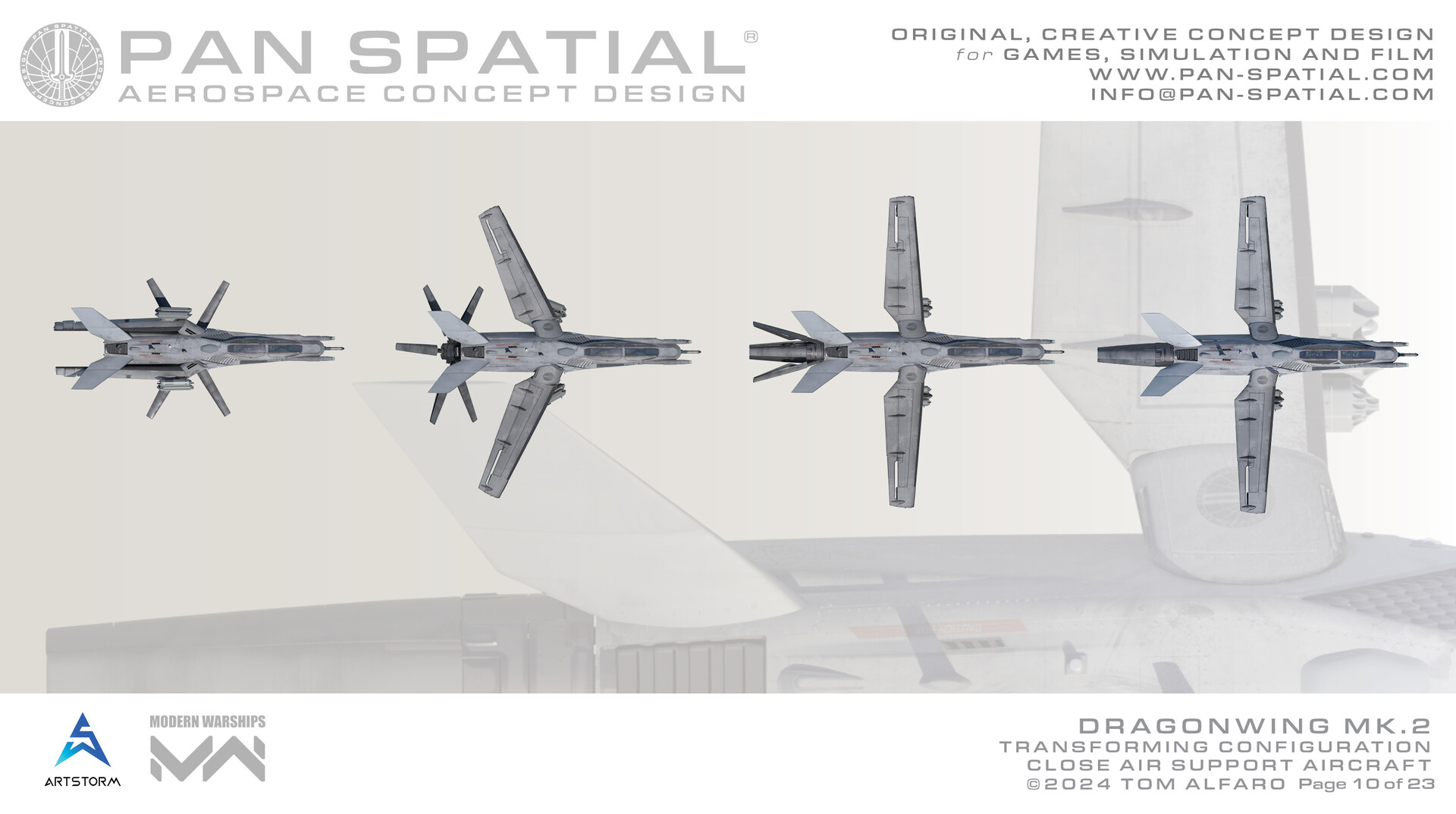 PAN SPATIAL Aerospace Concept Design - DRAGONWING Mk.2 VARIABLE ...