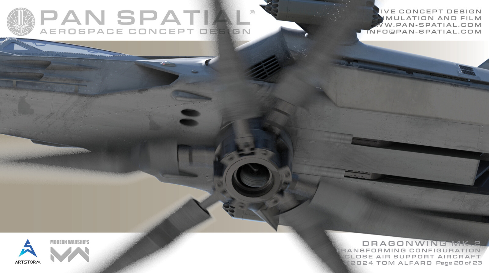 PAN SPATIAL Aerospace Concept Design - DRAGONWING Mk.2 VARIABLE ...
