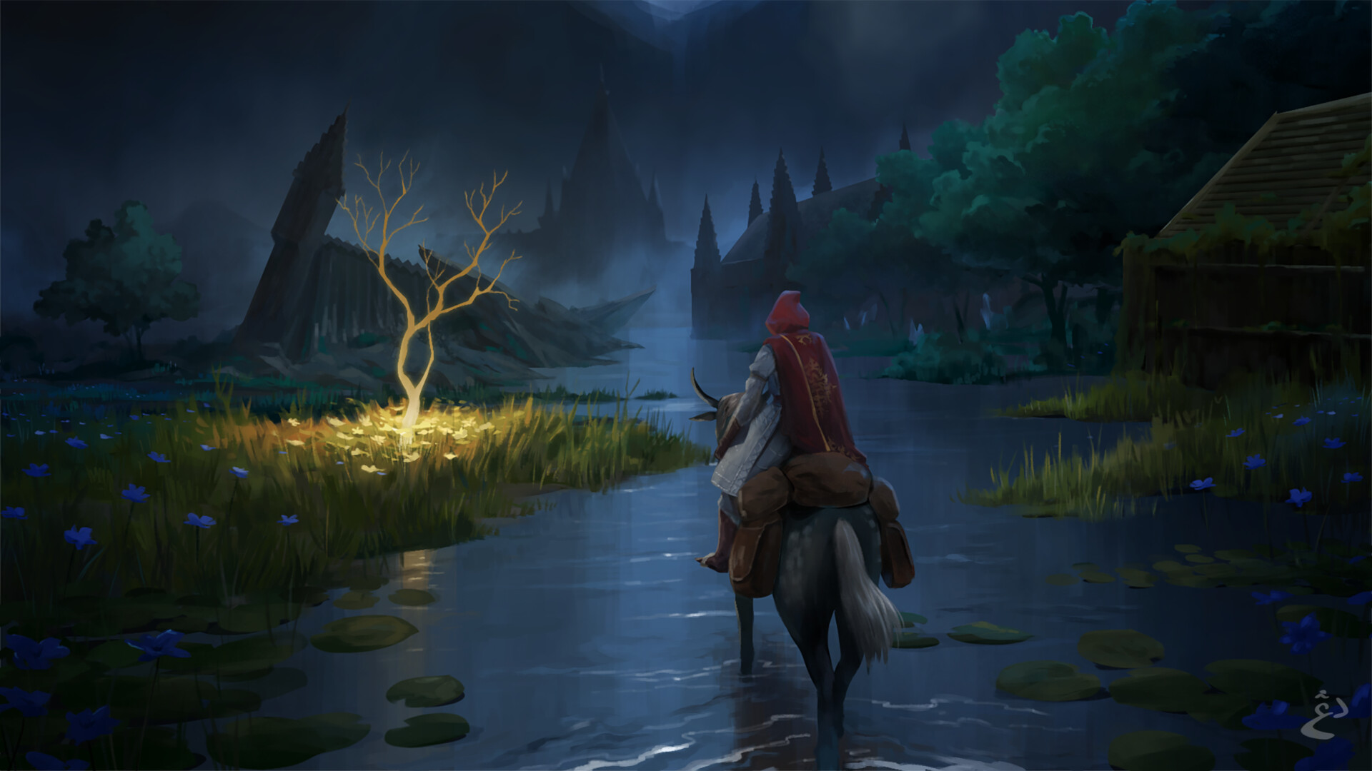 ArtStation - Liurnia of the Lake - Elden Ring fanart