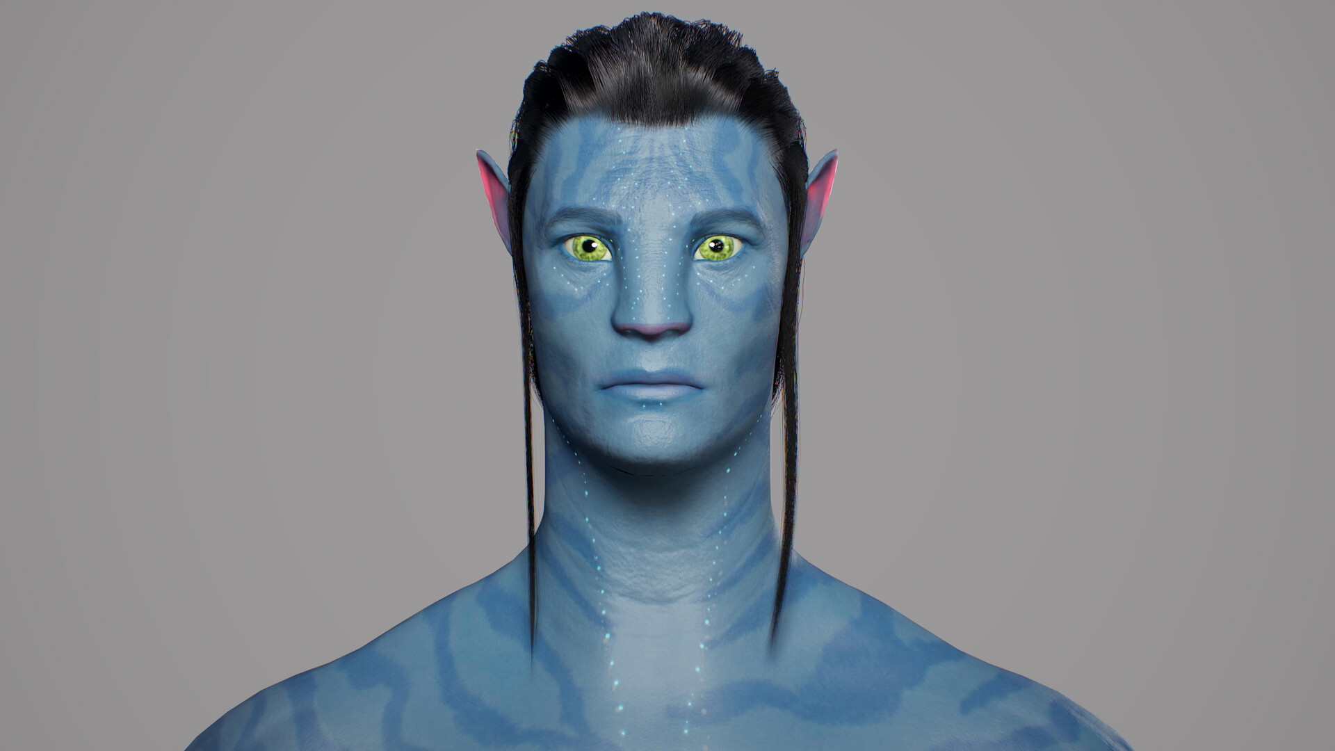 ArtStation - Avatar fan-made 3D model: "Avatar's Jake Sully