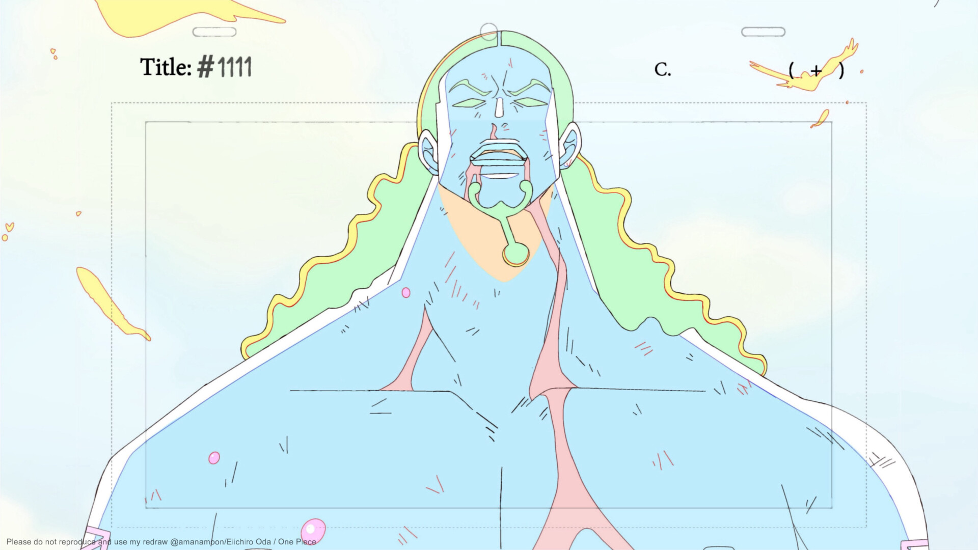 ArtStation - One Piece Chapter 1111 ( Process Genga )