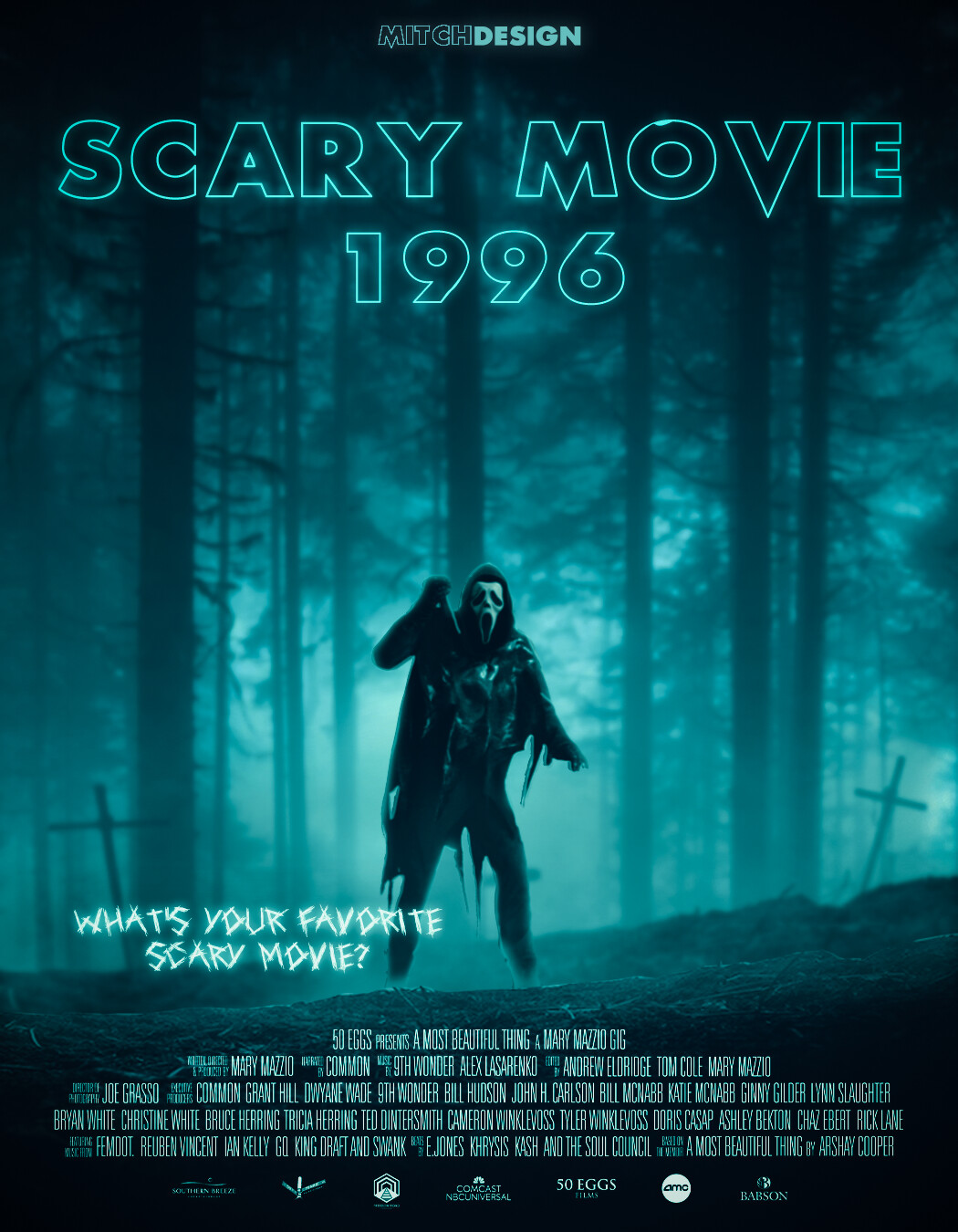 ArtStation - Scary Movie Poster Concept