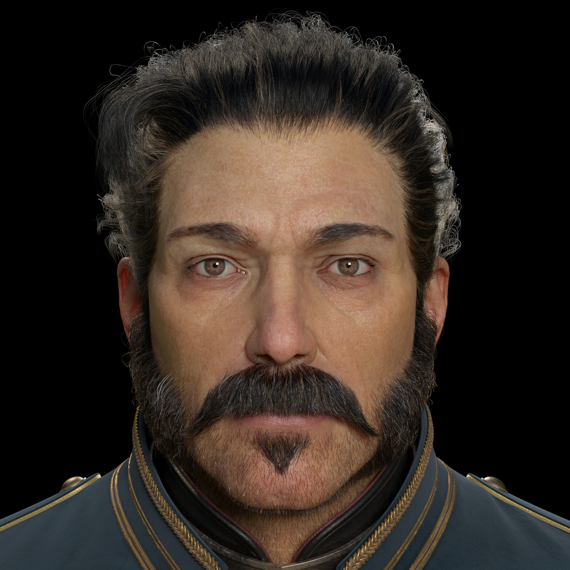 GroomTD/LookDev - Andrew Krivulya - 3D Grooming for "Commander" (Collab ...