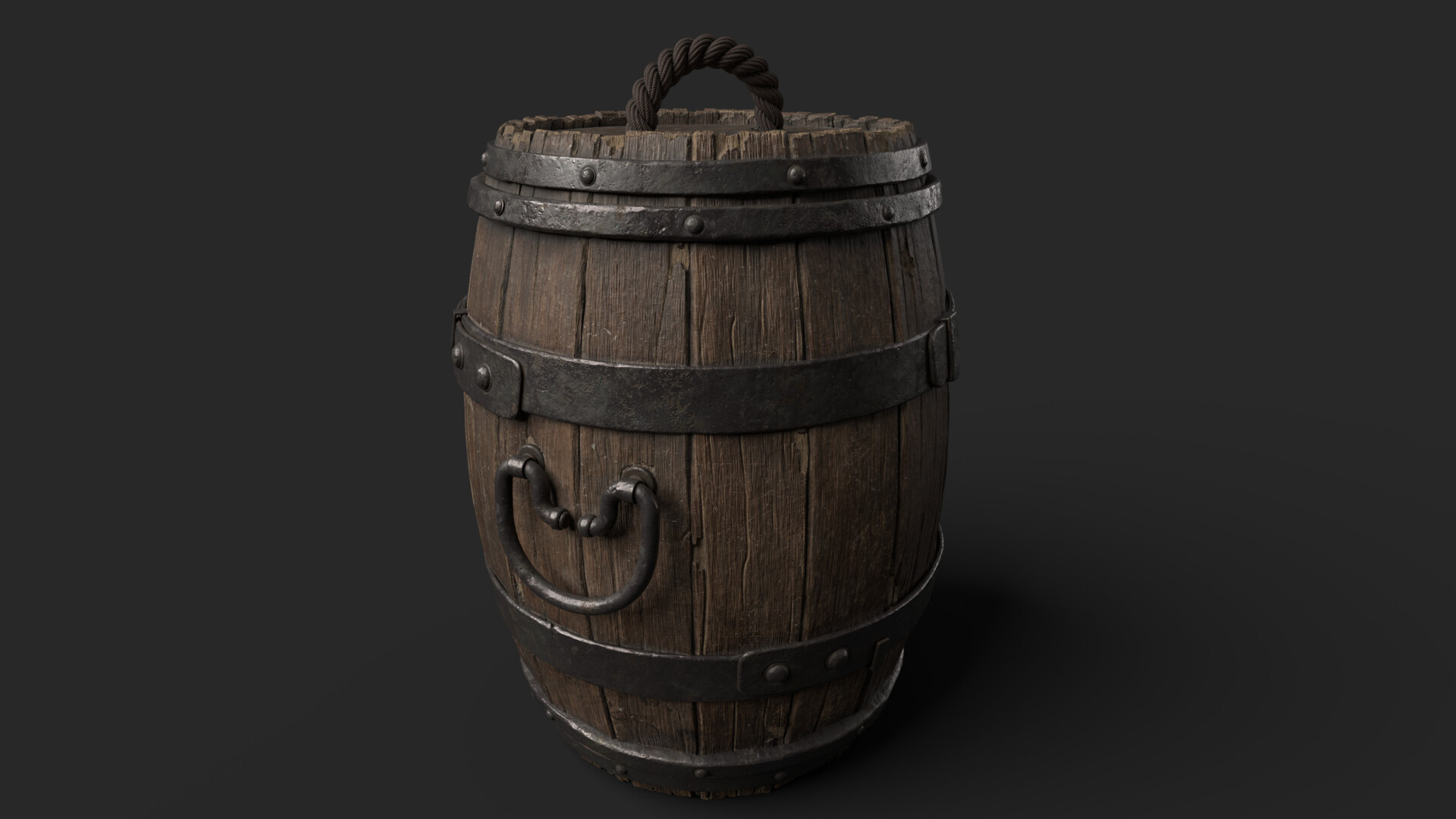 ArtStation - oak barrel