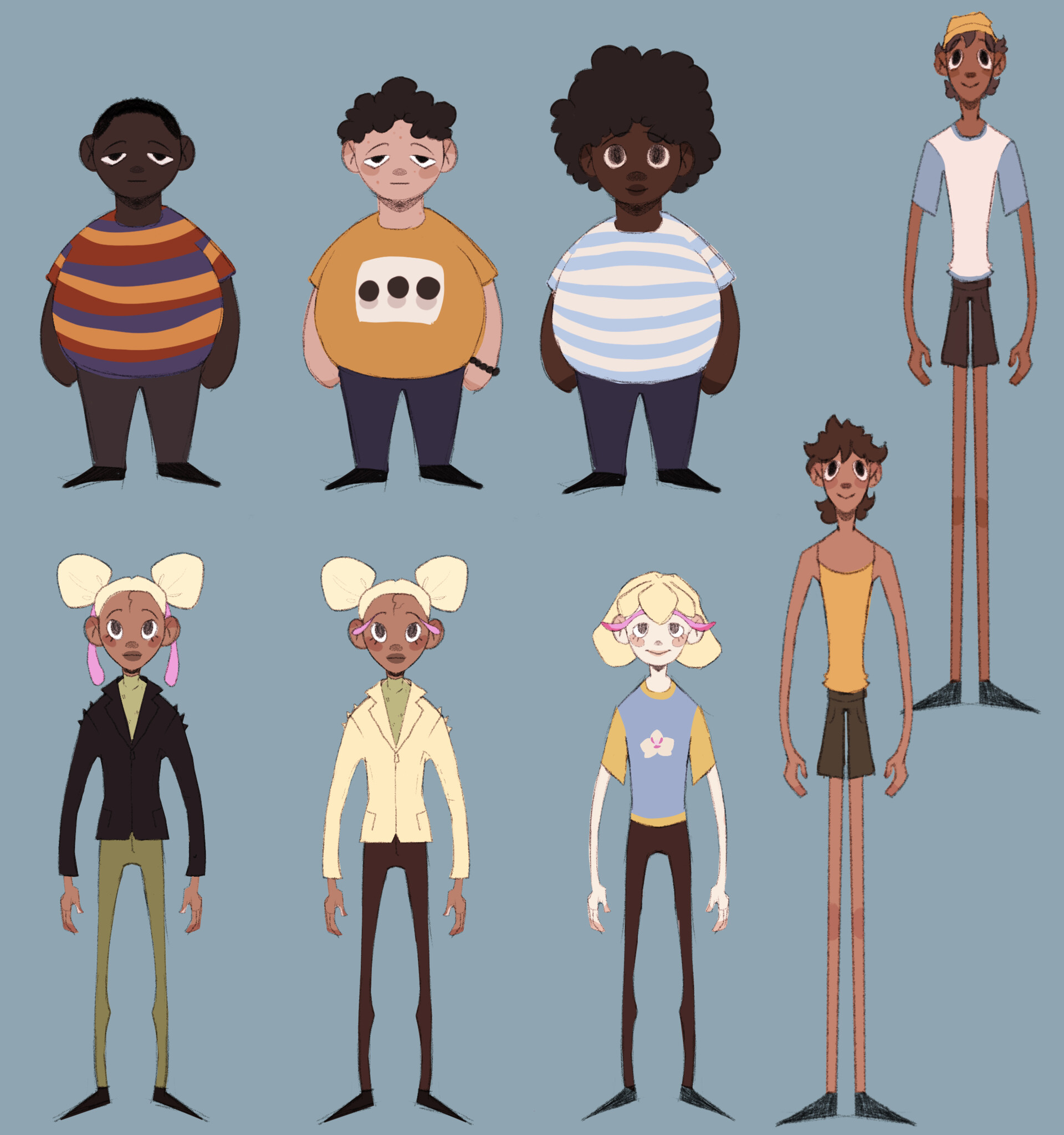 ArtStation - Character design, Pepper, Lily, Stick