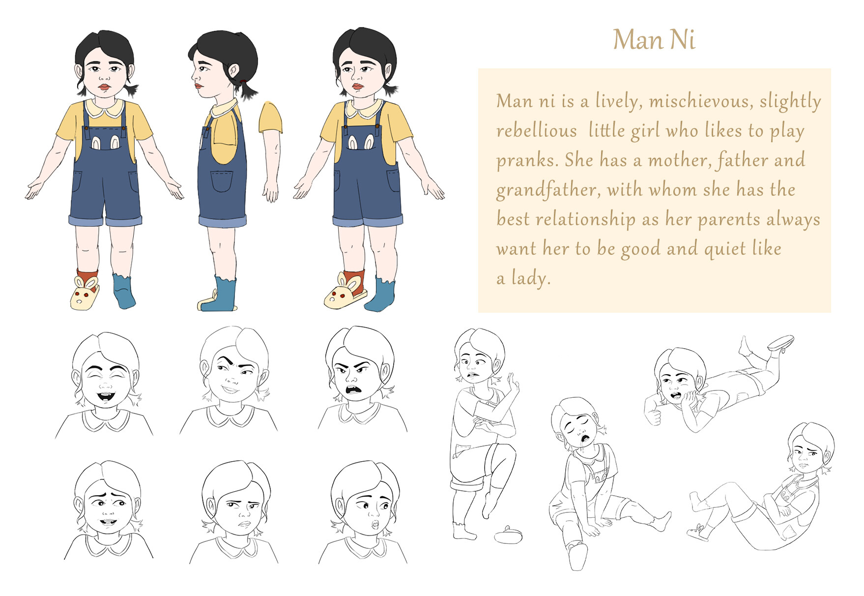 ArtStation - Little Girl Character Design