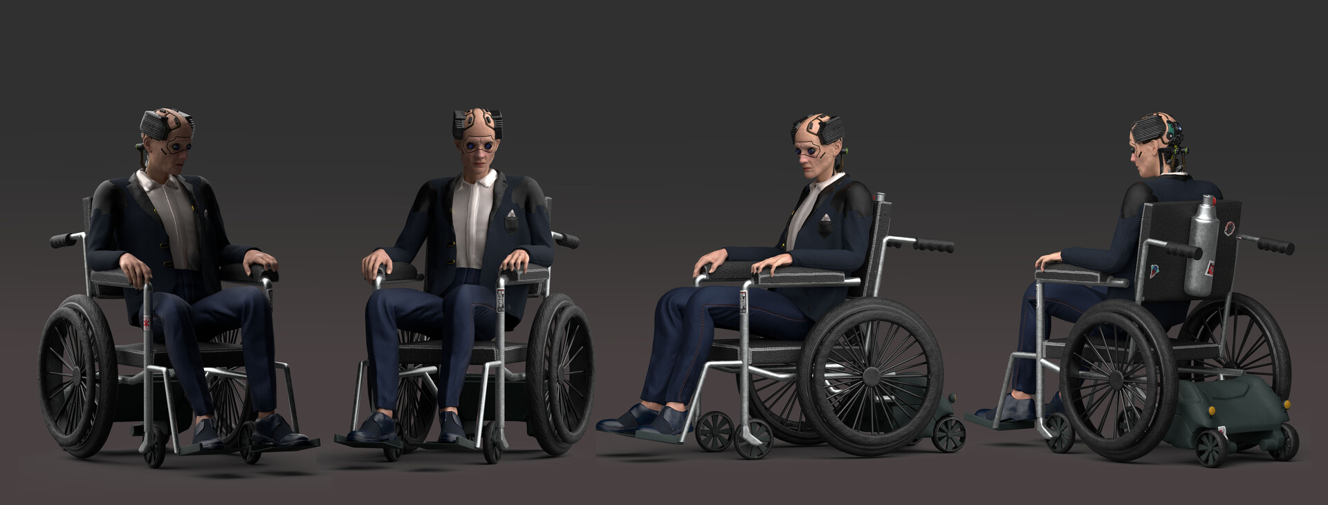 ArtStation - The Brainiac (Cyberpunk lore)