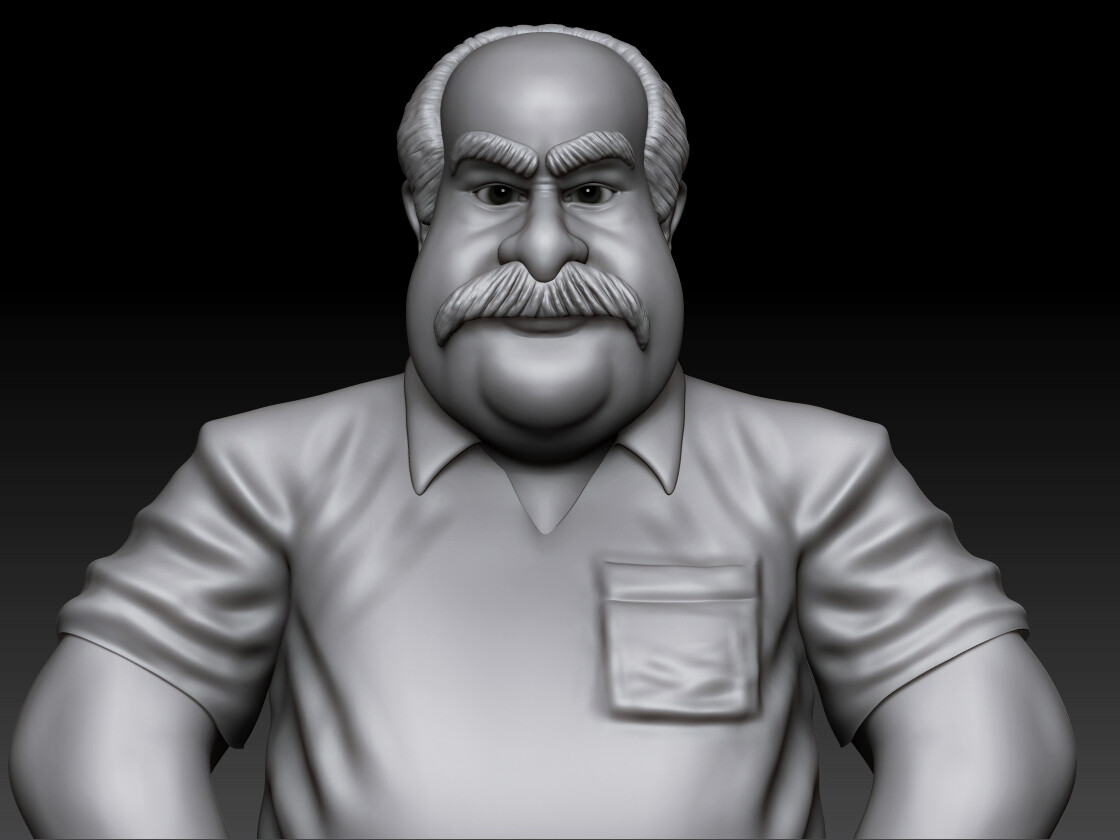 ArtStation - Stylized Character Fat Man