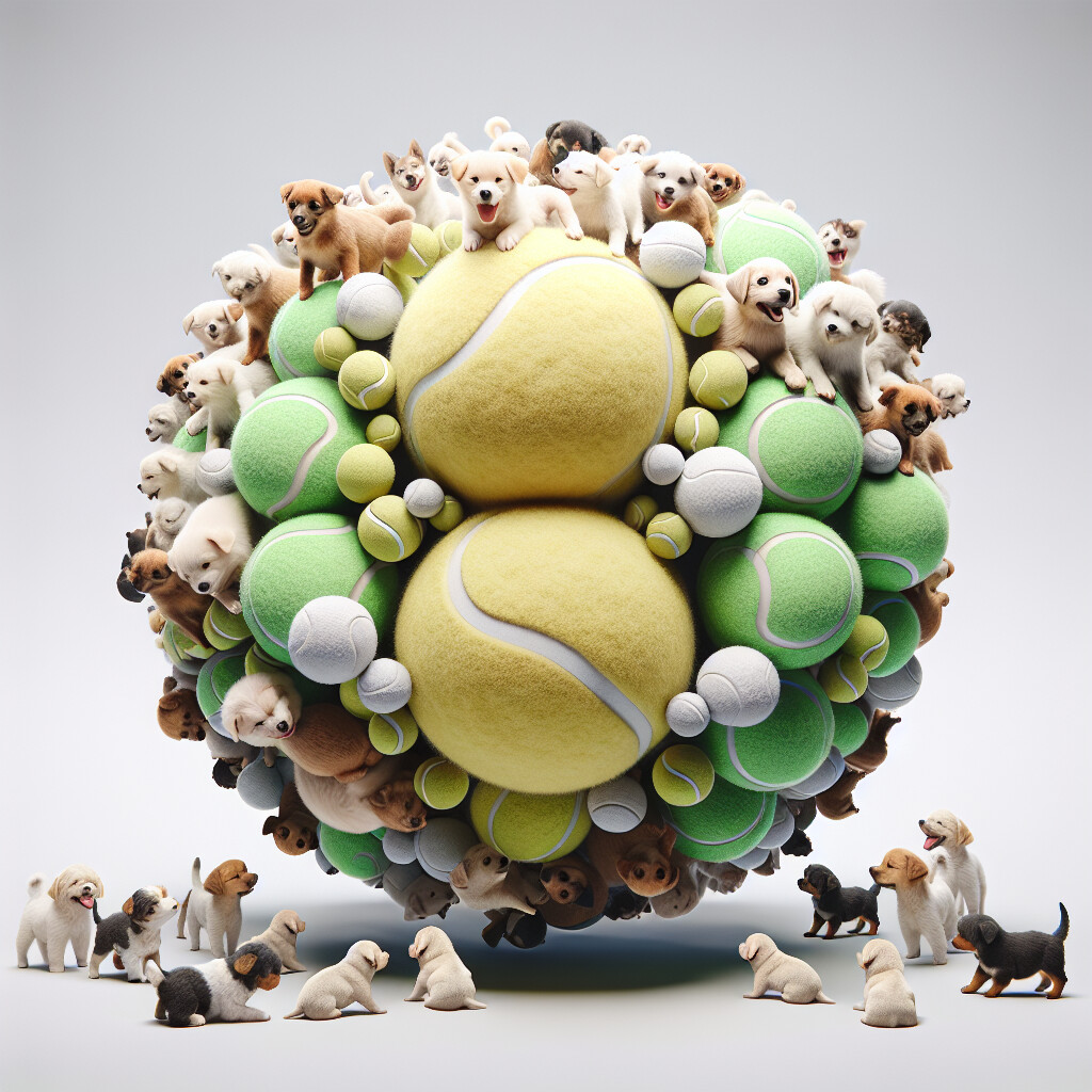 ArtStation - Puppies & Tennis Balls | AI ORBE GENERATOR SOFTWARE TESTING