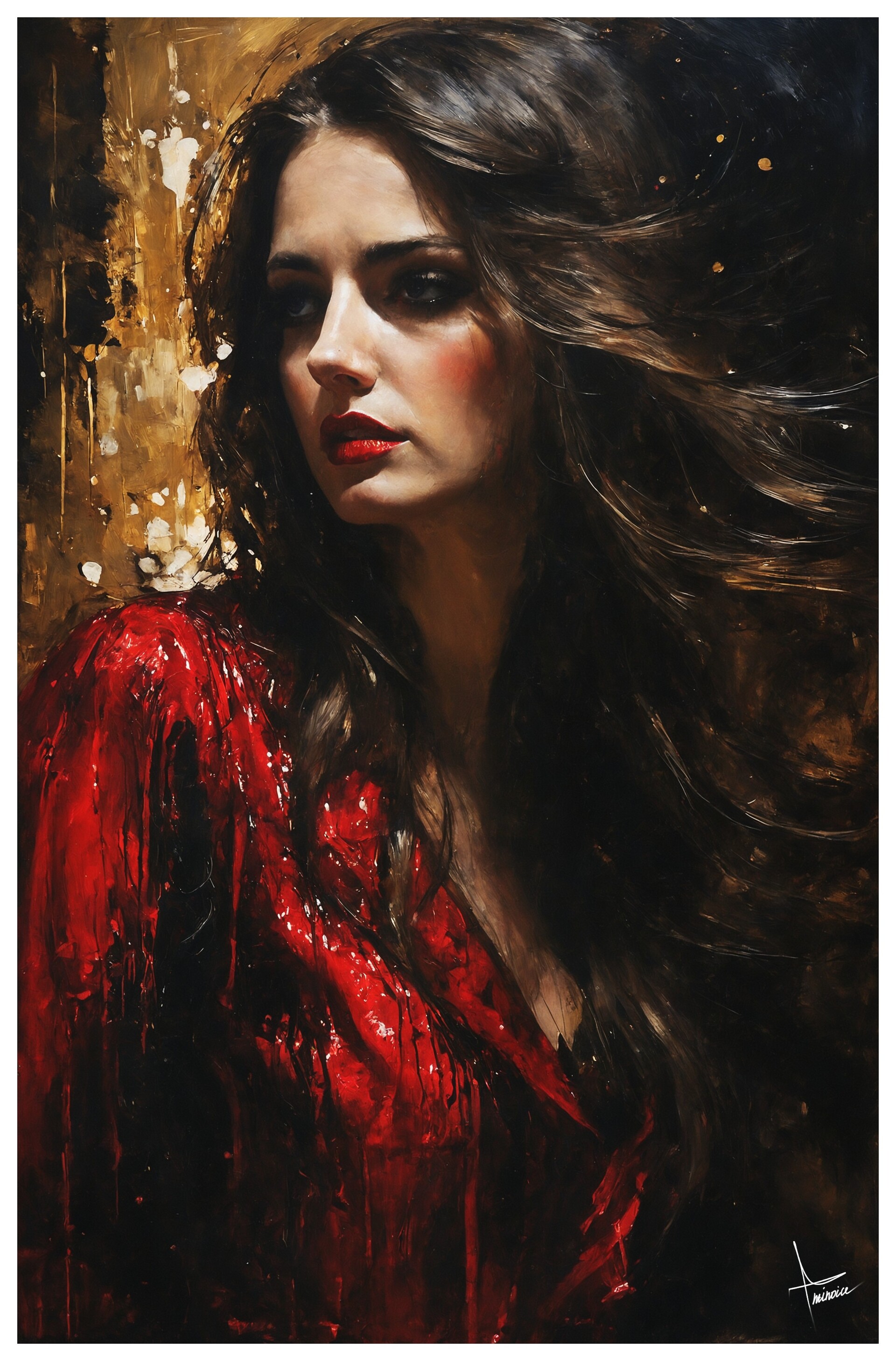 ArtStation - Antinoice / "Quiet red lips" _ 004