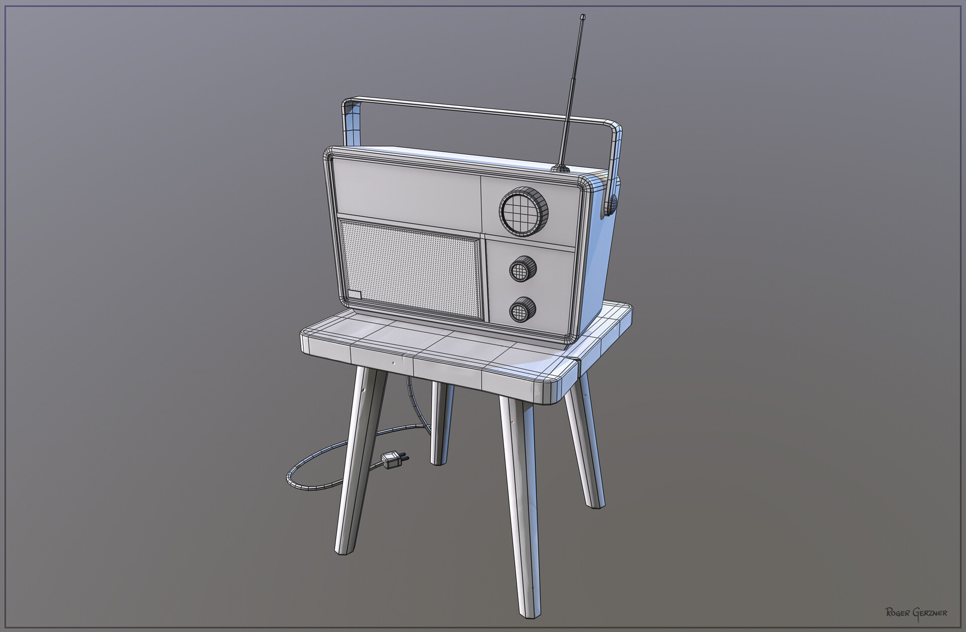 Roger Gerzner - Stylized Vintage Radio