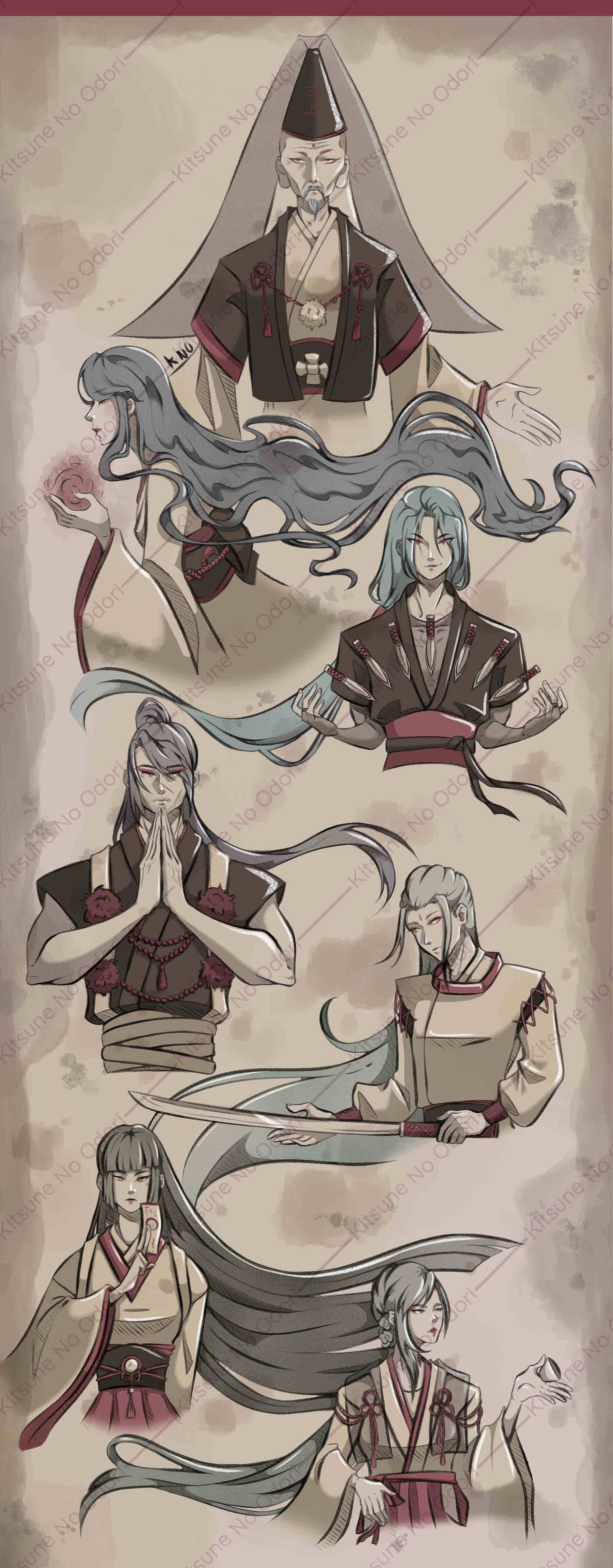 ArtStation - Mikami Clan - Old Painting