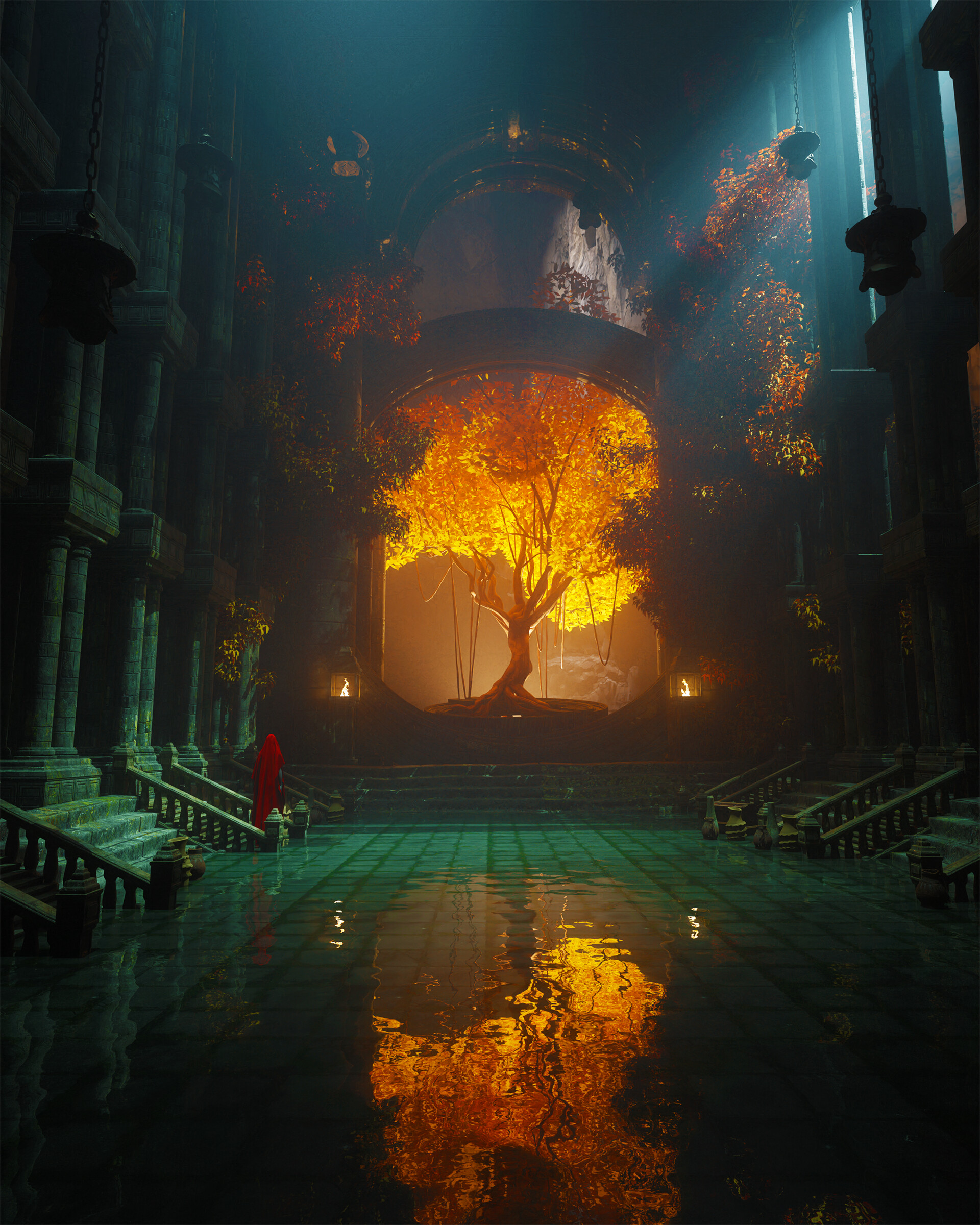 ArtStation - Glowing grove.