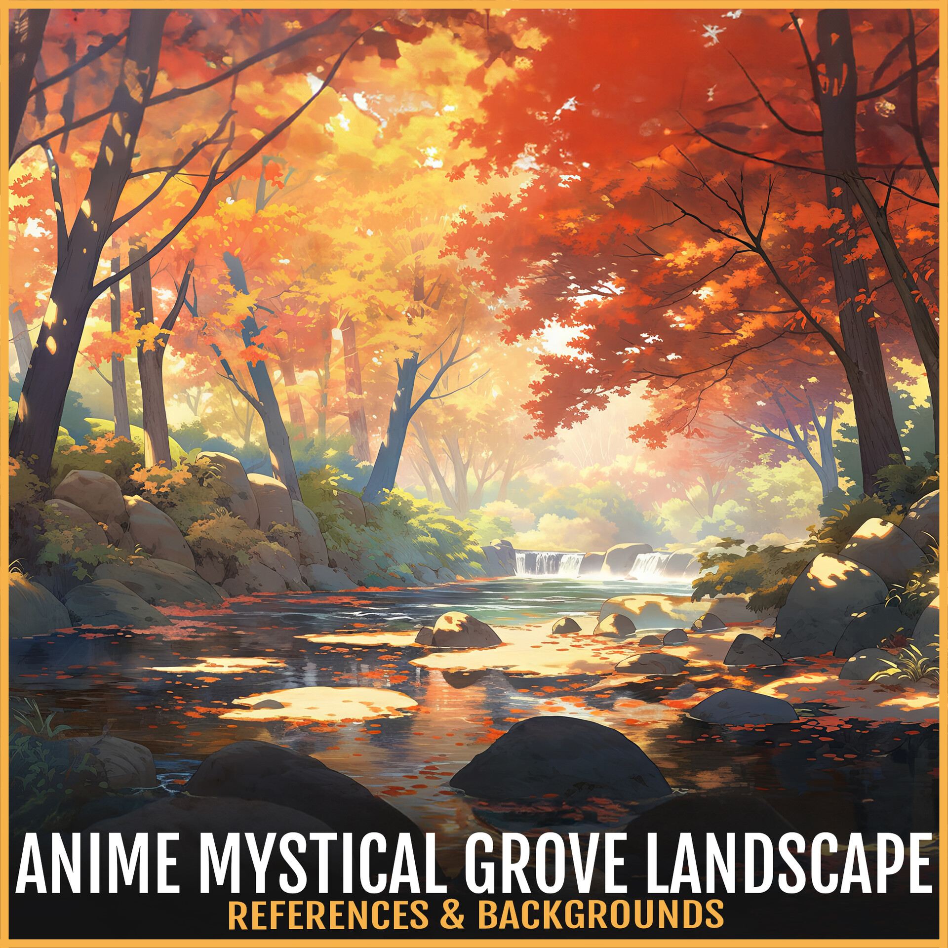 ArtStation - 303 Anime Mystical Grove Landscape