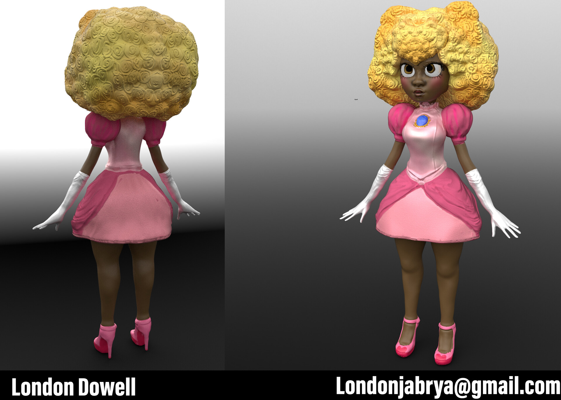 ArtStation - Princess Peach