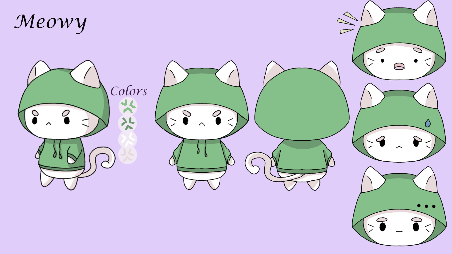 ArtStation - Meowy Turn Around