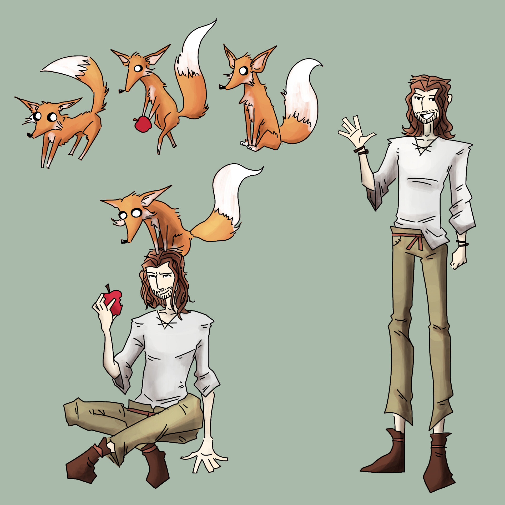 ArtStation - DnD Character Concept Art: Bobo the Traveling Healer