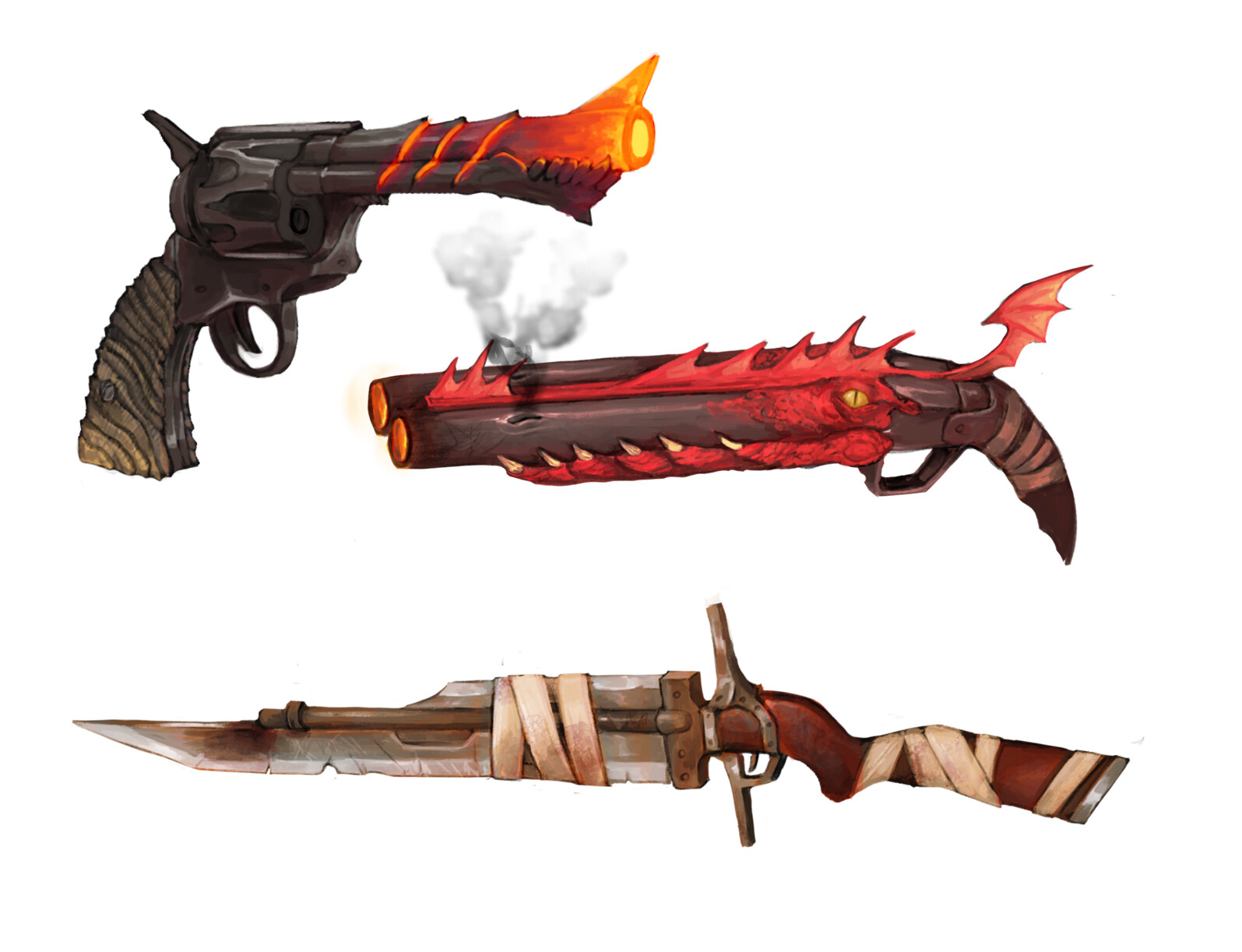 ArtStation - Fantasy Weapons