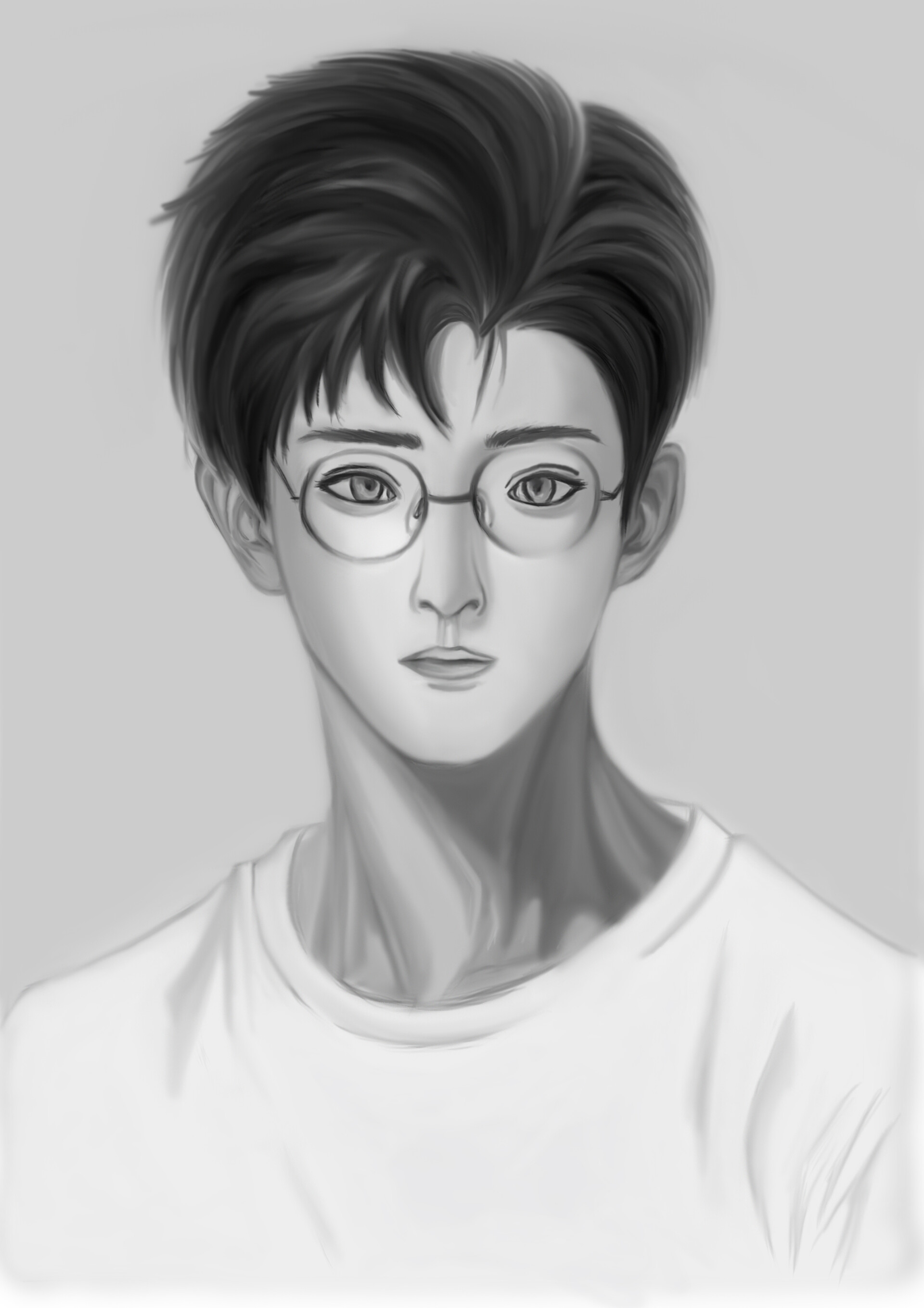 ArtStation - Grayscale Digital Painting