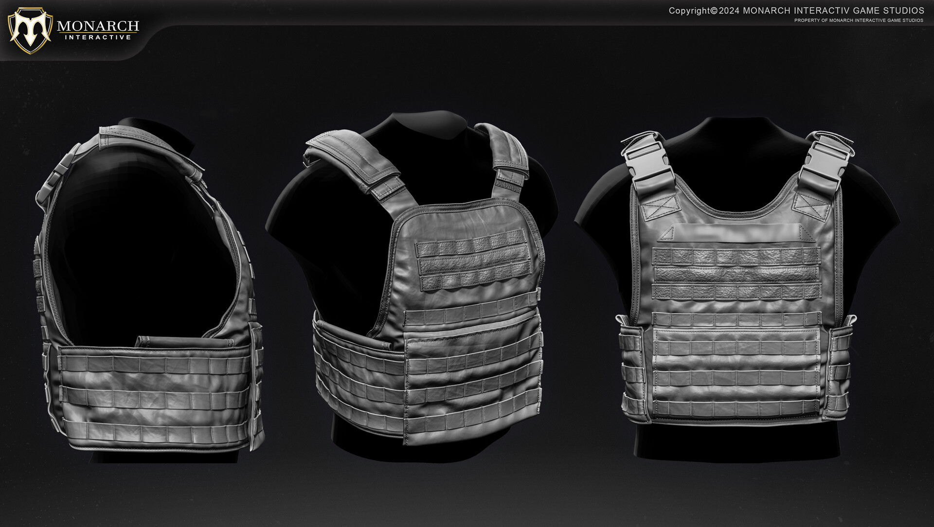 Monarch Interactive Game Studios - Military accessories