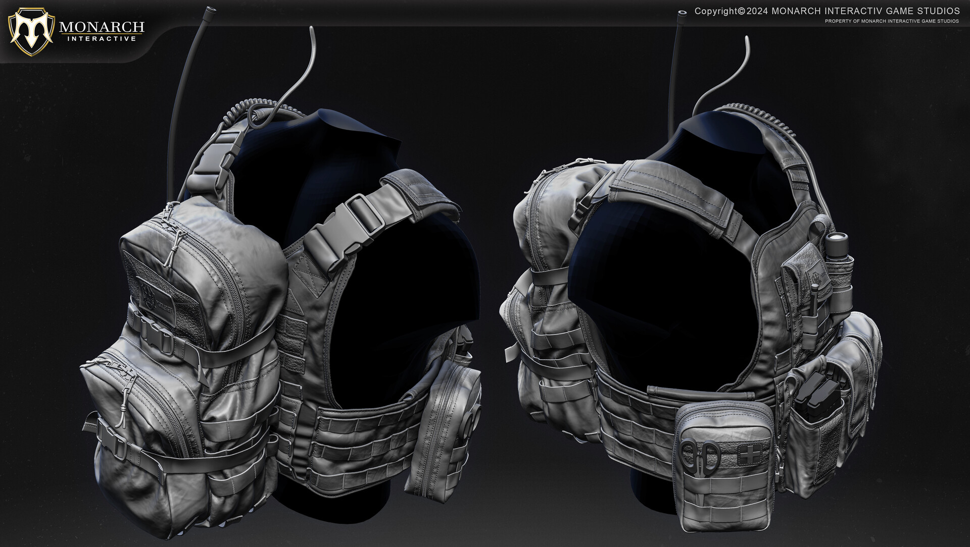 Monarch Interactive Game Studios - Military accessories