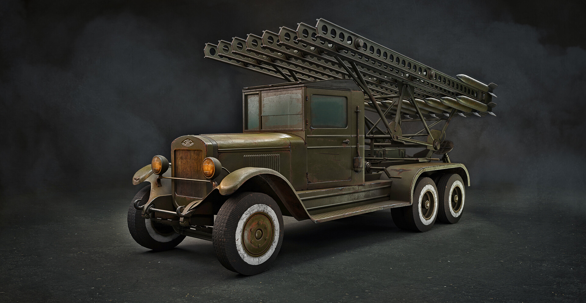 ArtStation - Katyusha rocket launcher