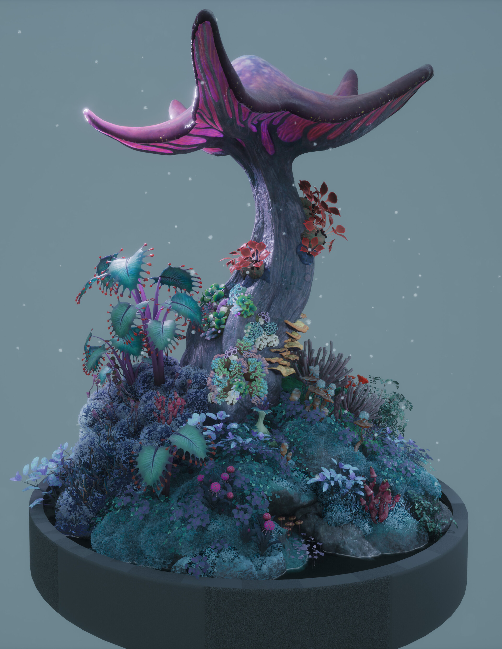 ArtStation - stylized forest sample