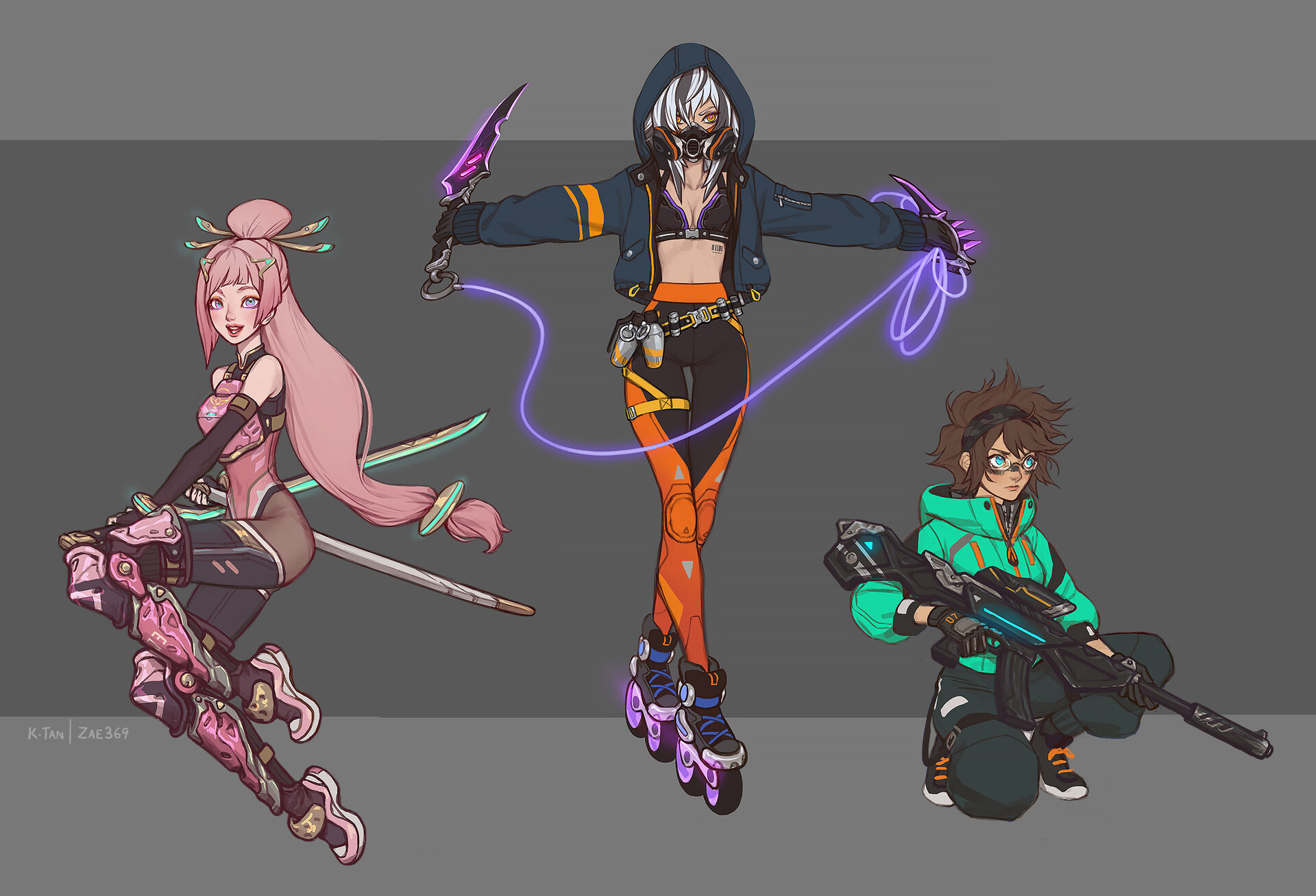 Kelly Tan - Some Fighting Characters