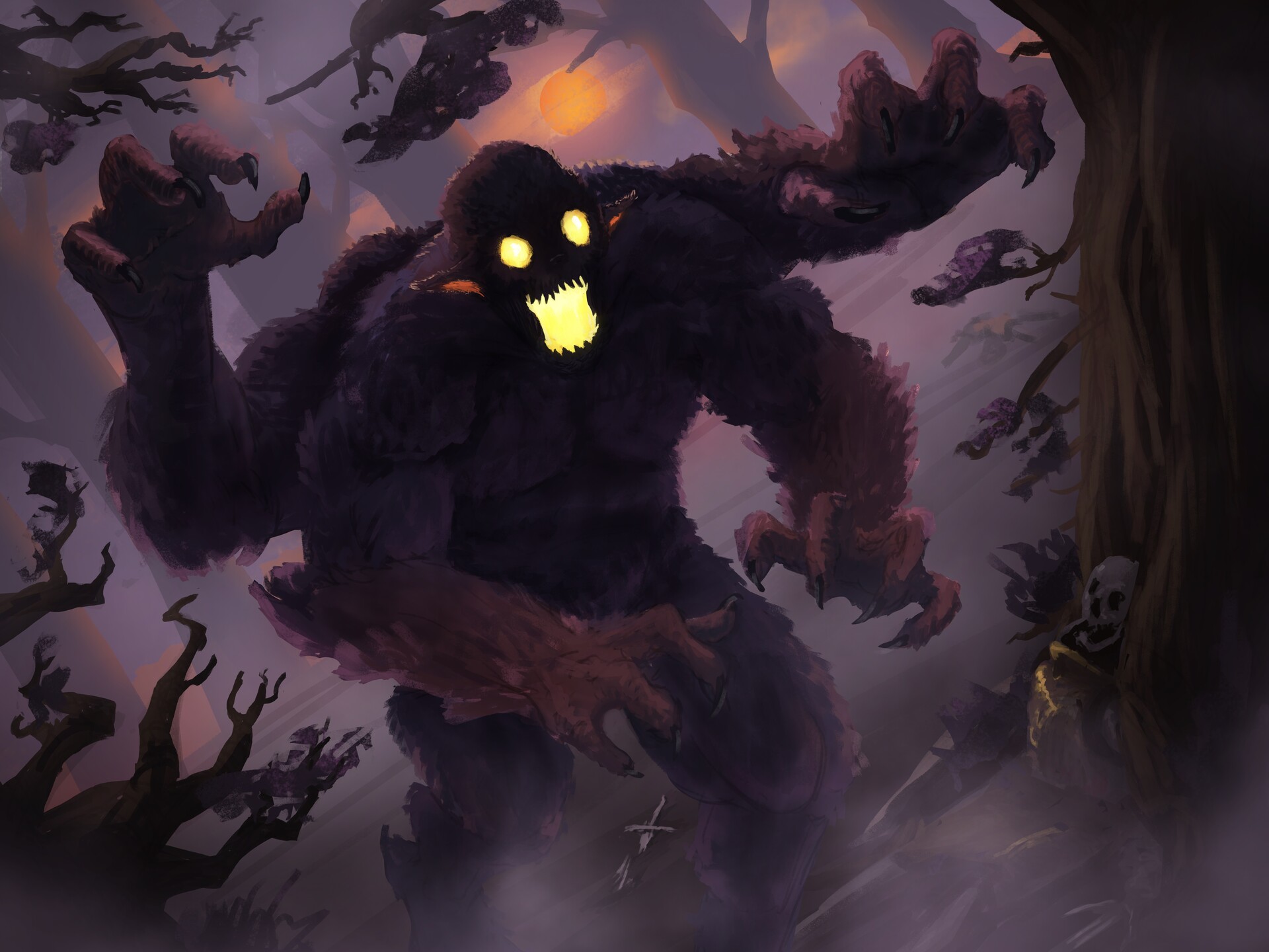 ArtStation - Guardian Beast MTG Resdesign