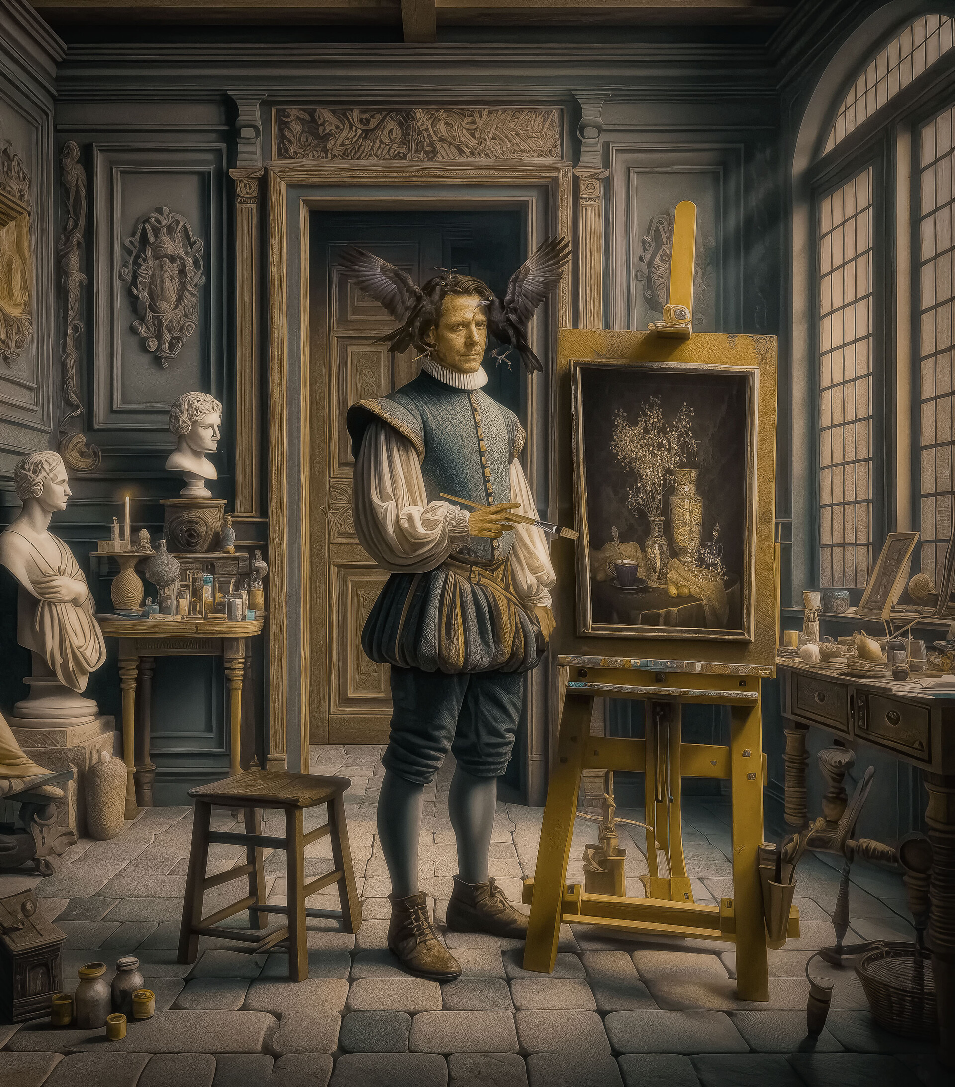 ArtStation - In the Artist's Workshop.