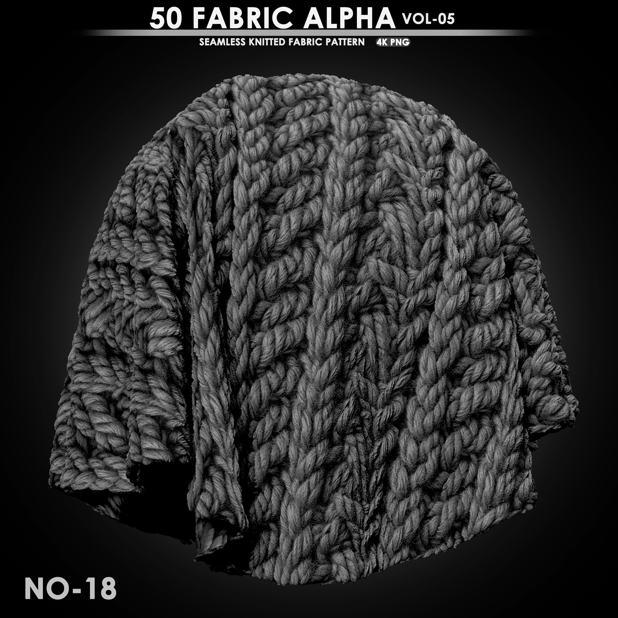 QuickTool Studio - QT Studio - Fabric Alpha VOL 05 - 50 Knitted Fabric ...