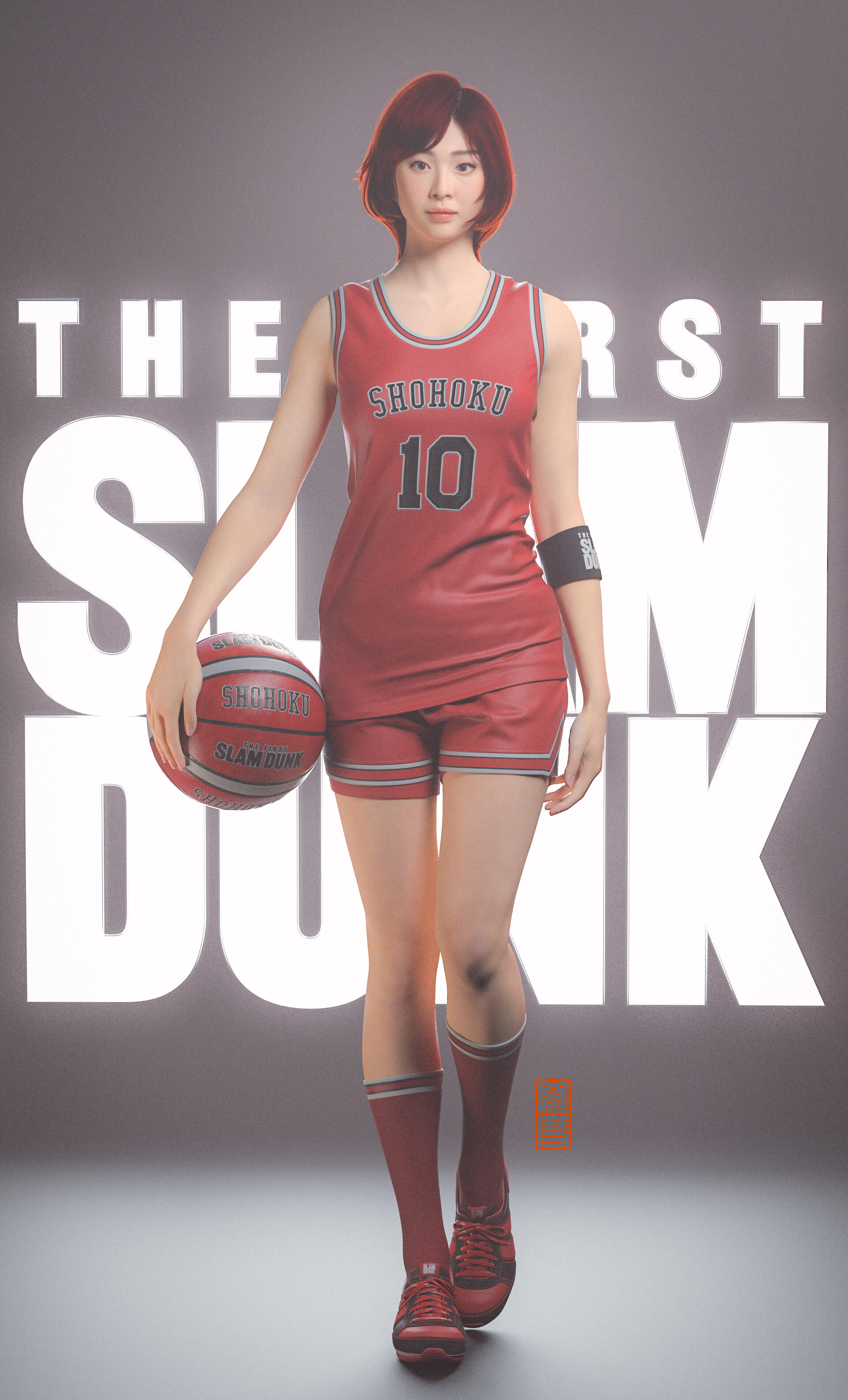 ArtStation - SLAM DUNK GIRL 3D