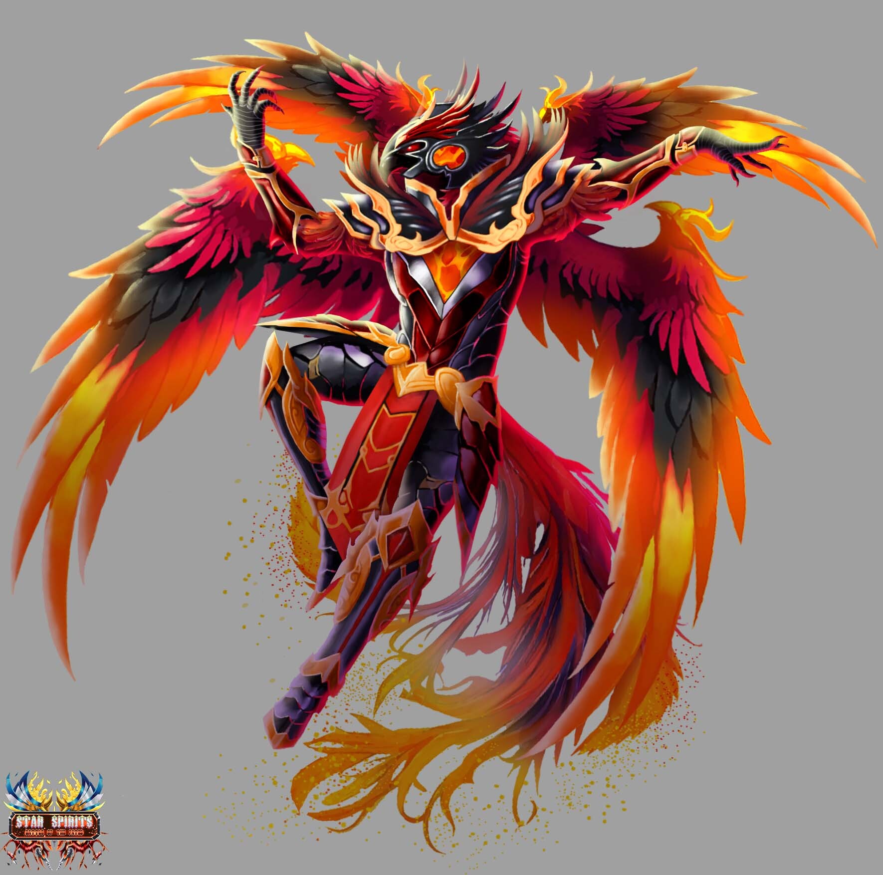 ArtStation - Dark Spirits. Phoenix