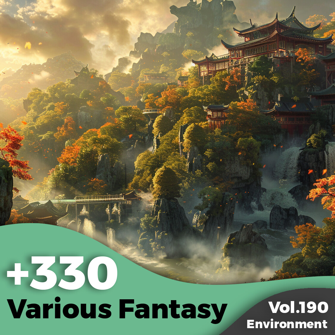 ArtStation - +330 Various Fantasy Environment Concept (4k) | Vol_190