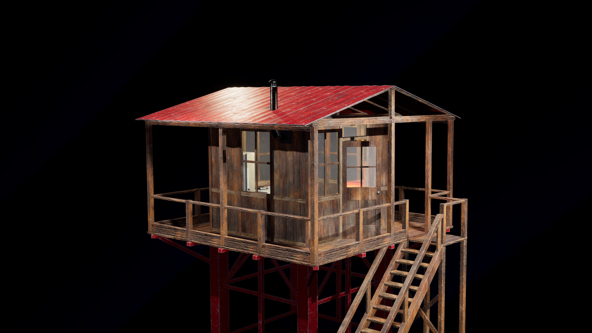 ArtStation - Modular Watchtower and house